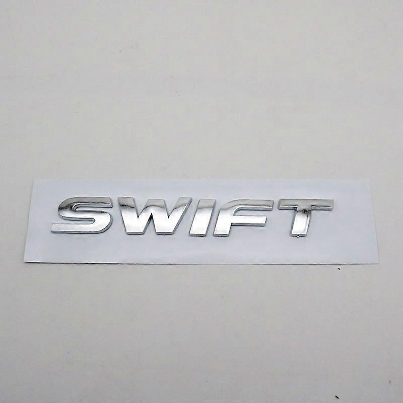 For Swift Emblem Car Logo Sticker 3D Letter Word Rear Trunk ABS Plastic ...
