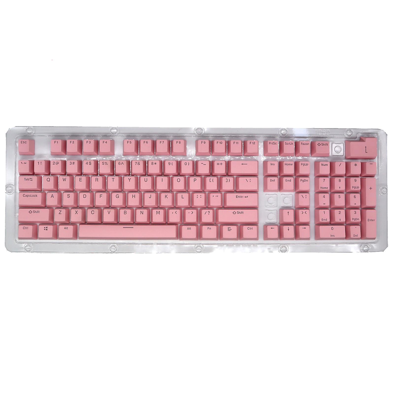 Veeki Pink Key Caps Are Suitable For Mechanical Keyboards With