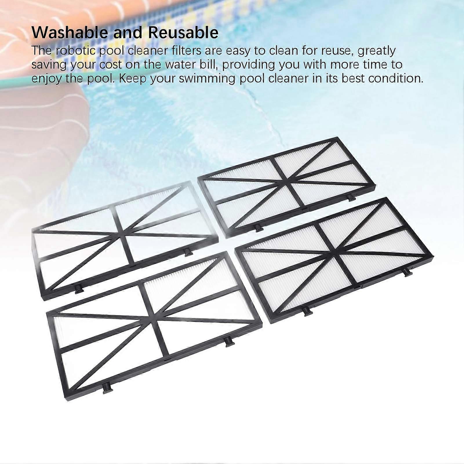 4pcs Replacement Robotic Pool Cleaner Filter Cartridges for Dolphin ...