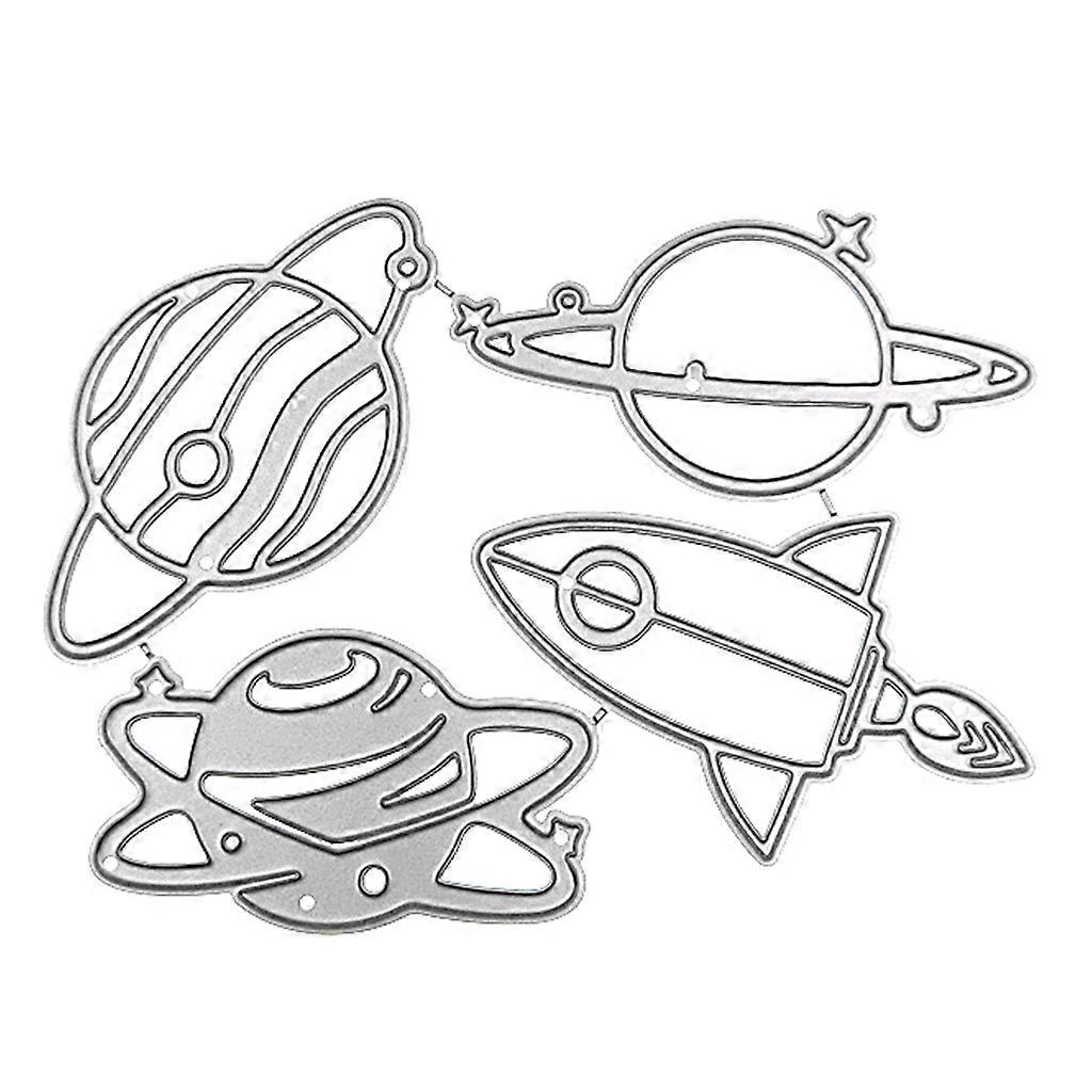 Planet Rocket Metal Cutting Dies Stencil Scrapbooking DIY Album Stamp ...