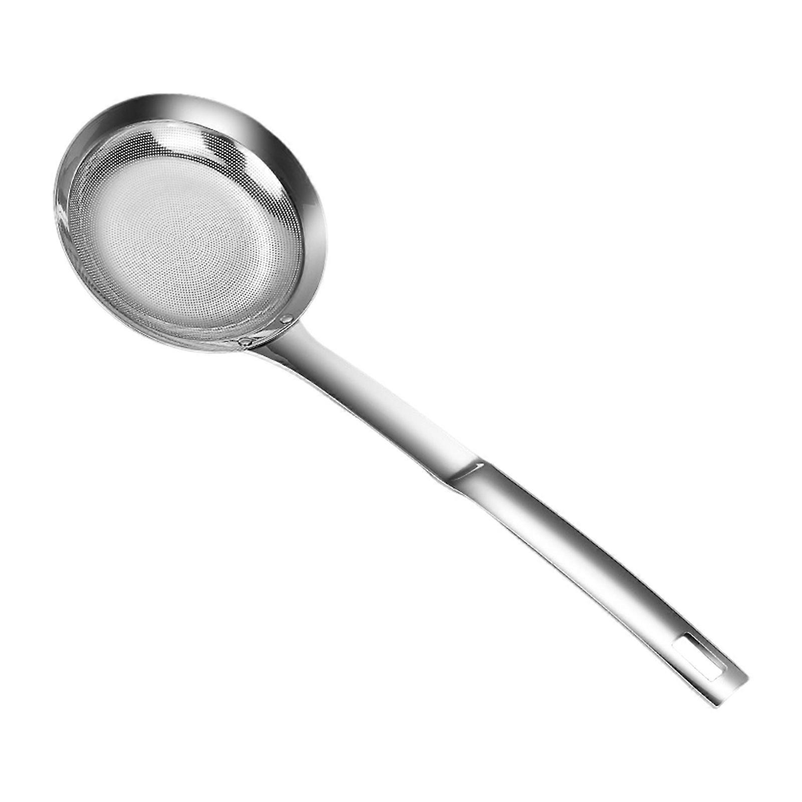Hot Pot Fat Skimmer Spoon Stainless Steel Fine Mesh Strainer Foam ...