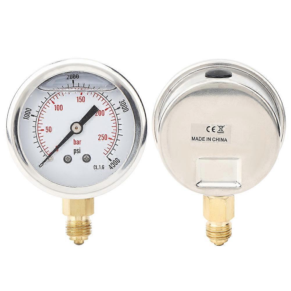 TS PGG604-250bar 1/4BSP Y60 Radial Oil Filled Pressure Gauge Pressure ...