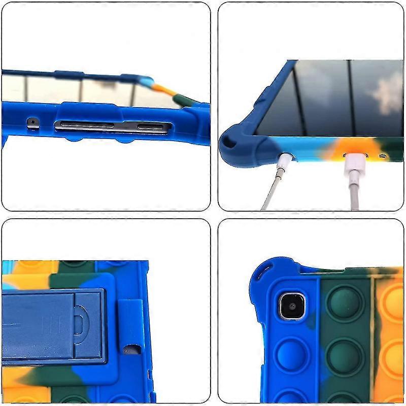 Pop It For Ipad Case 8th 7th Gen 10.2" Kids Boys, Poppet Fidget Push B ...