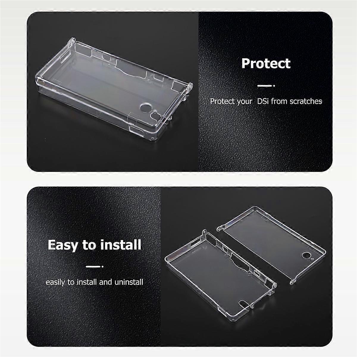 Clear Crystal Hard Case Cover for Nintendo DSi NDSi | Fruugo UK