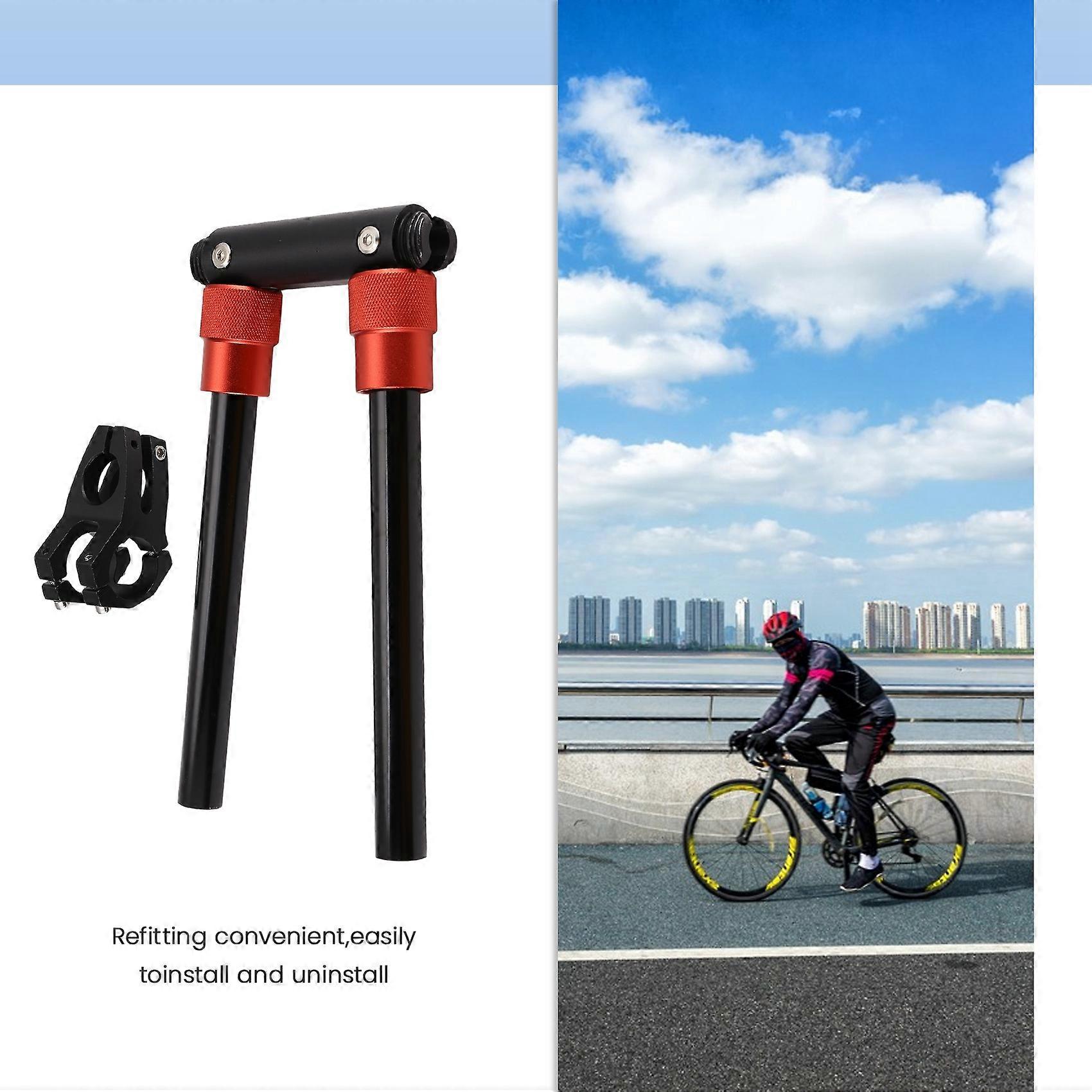 Folding Handle Bar 90 Degree Fold Handlebar Black Red 25mm | Fruugo AU