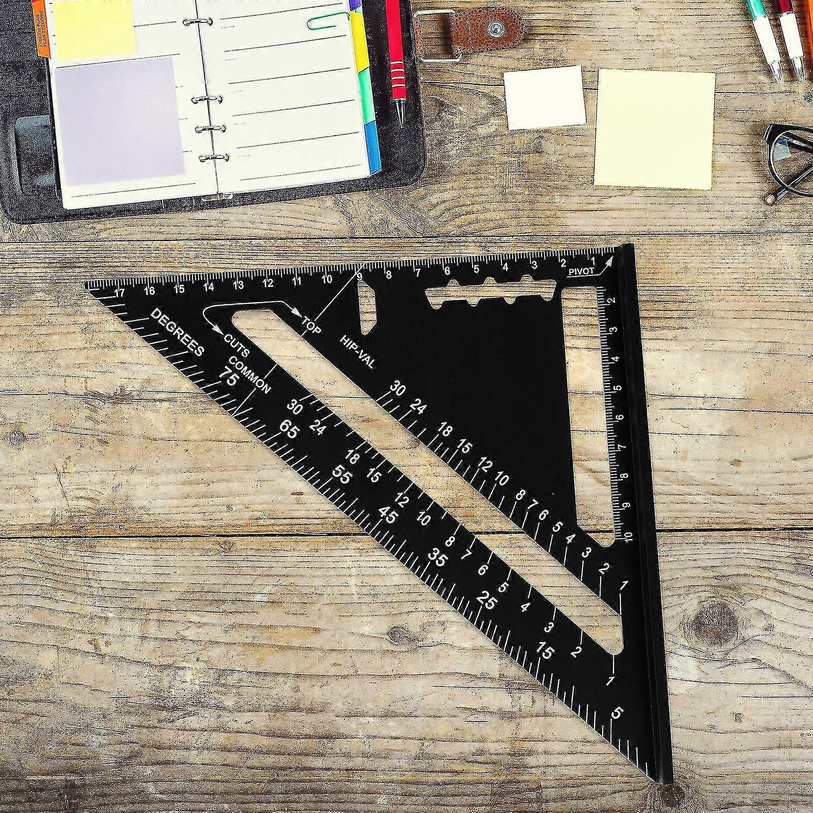 2 Pack Triangle Ruler,7 Inch And 12 Inch Triangle Ruler, Square ...