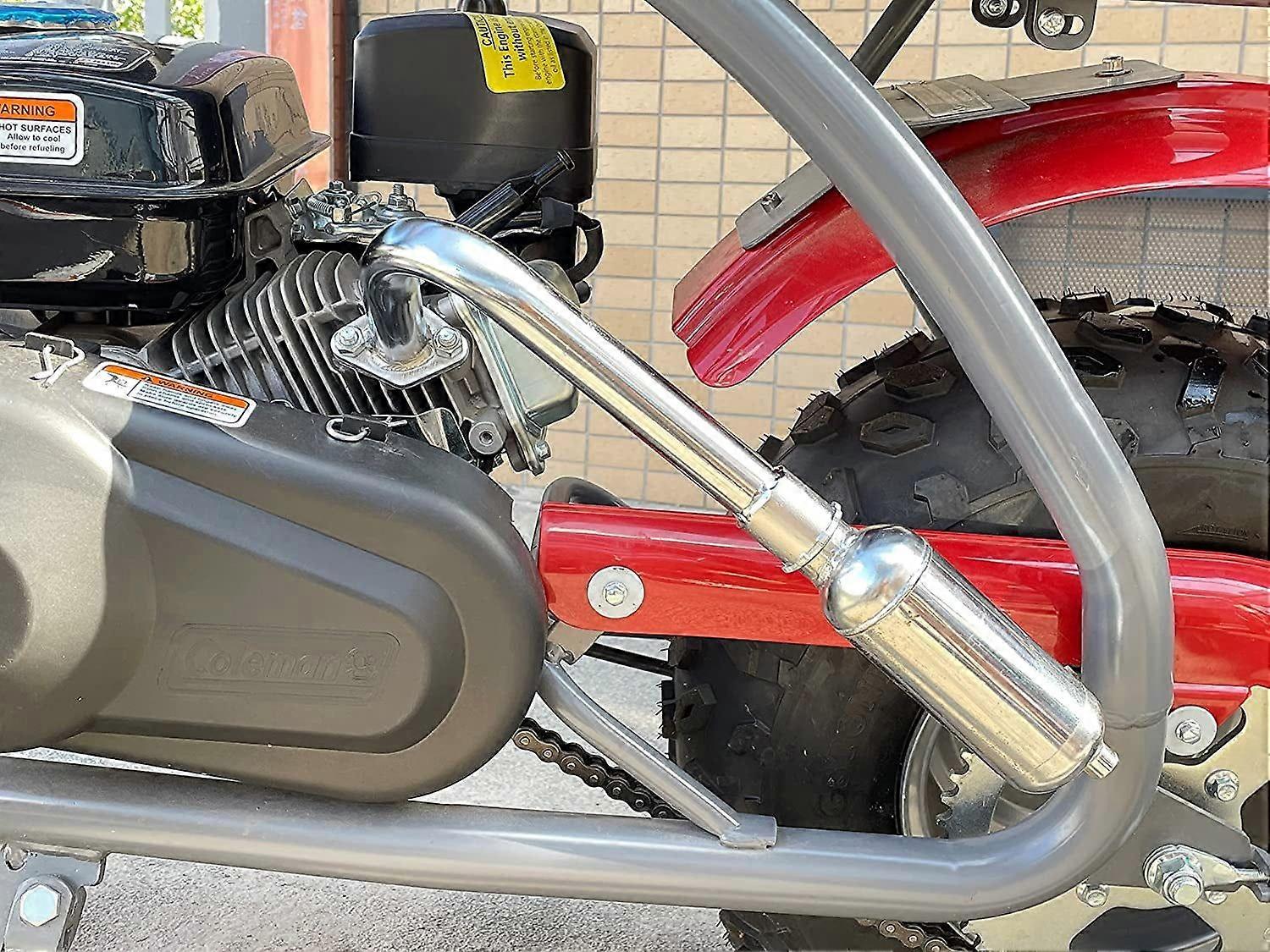 Exhaust with Muffler for Predator 212cc 196cc 6.5HP Go Kart Mini Bike ...