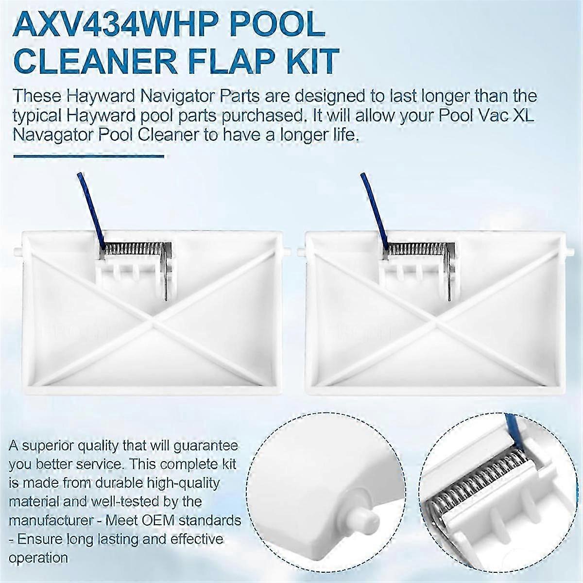 AXV434WHP Pool Cleaner Flap Kit for Hayward Navigator Navigator Plus | Fruugo UK