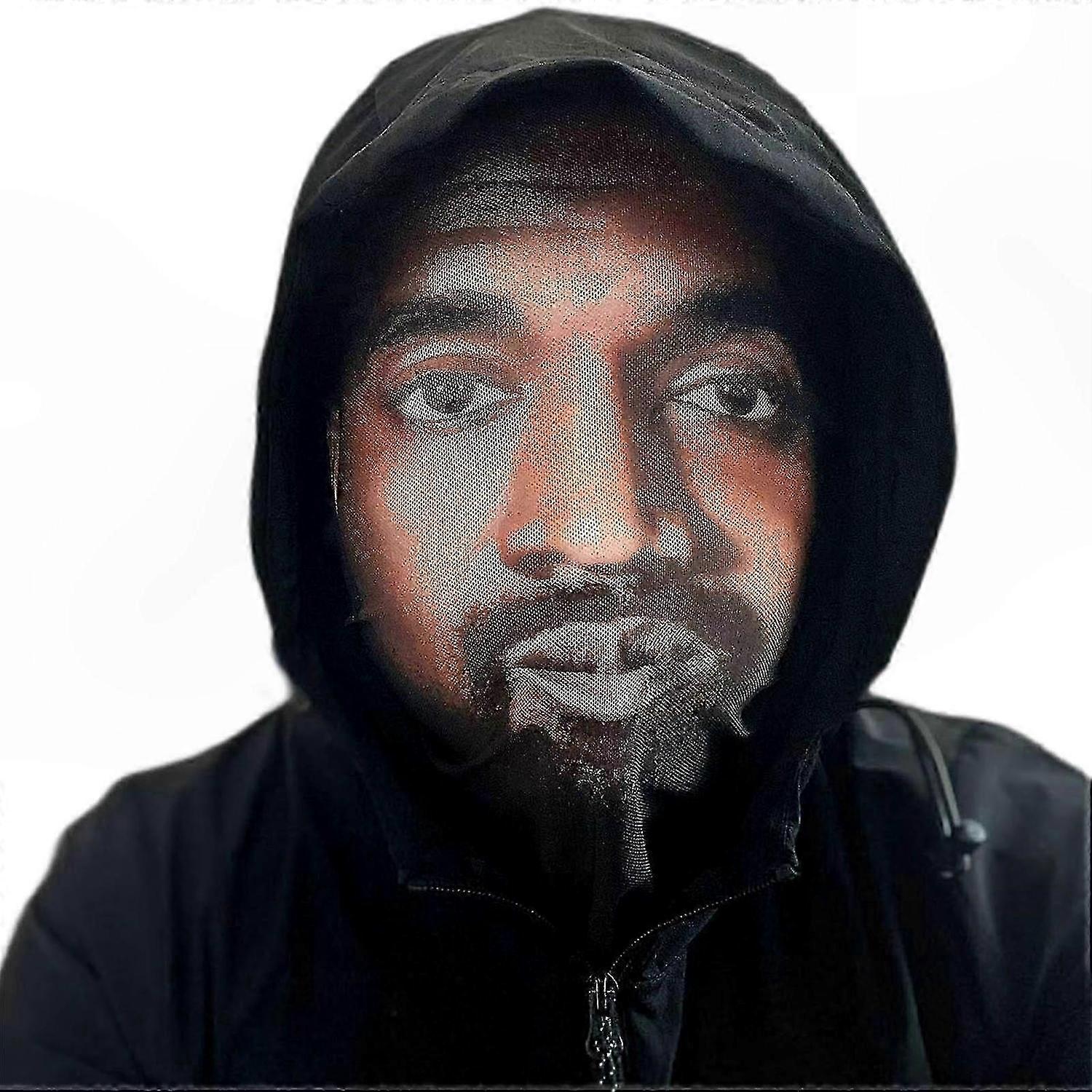 Detachable Face Cover with Celebrity Print for Women, Reusable ...