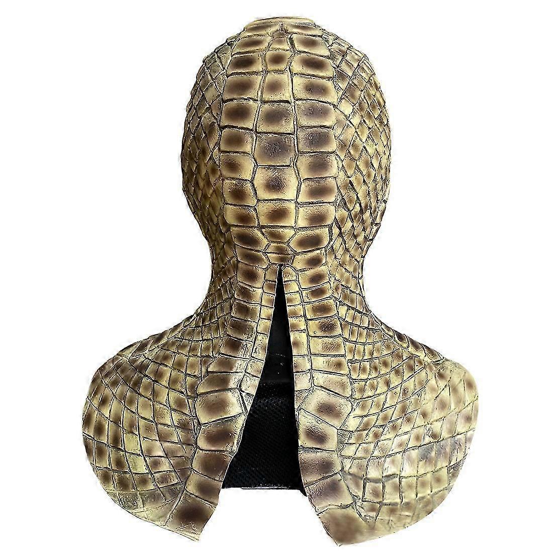 New Viper Latex Horror Mask Head Cover Halloween New Snake Monster ...
