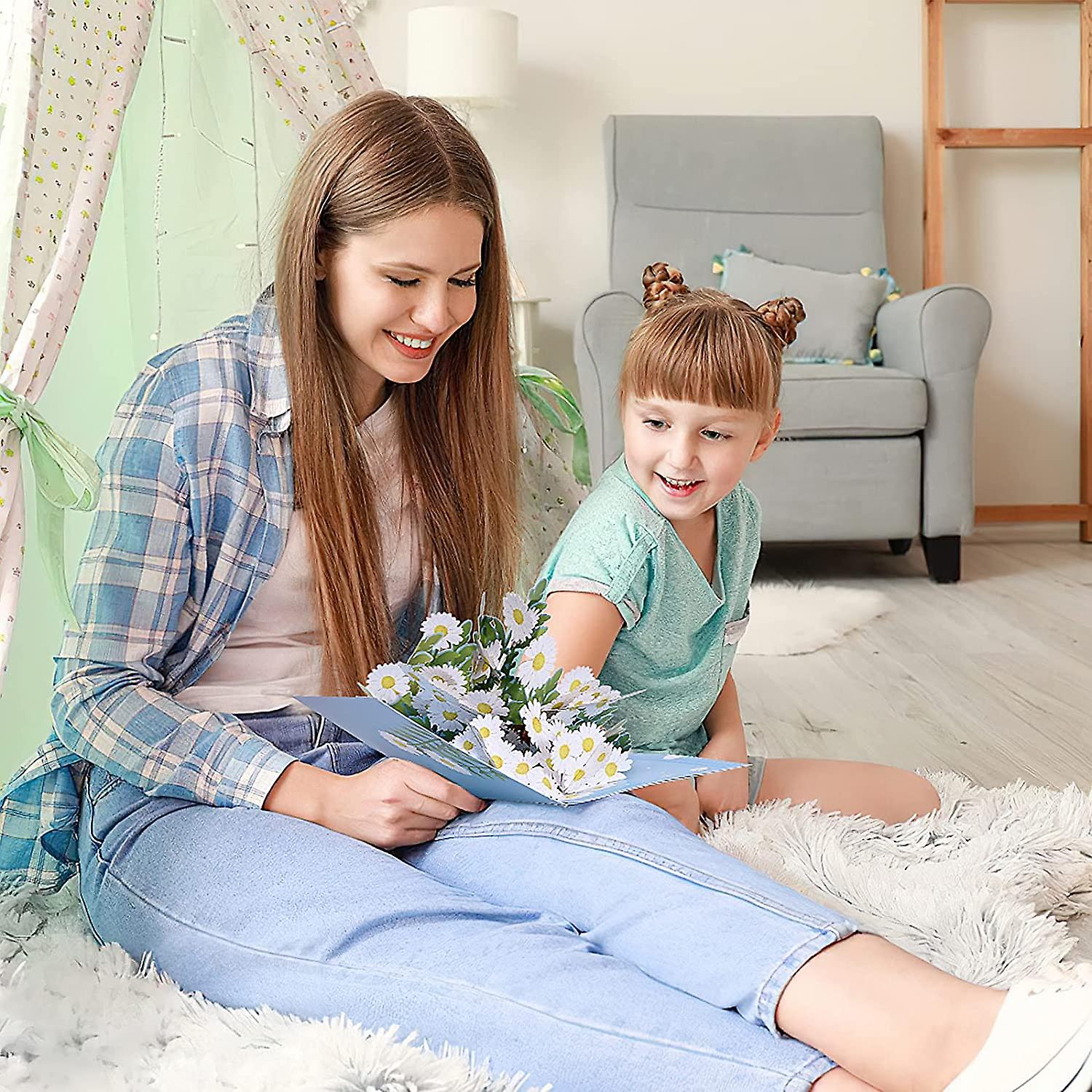 Pop Up kaarten - 3D kaarten voor verjaardag, bloem lente kaart met ...