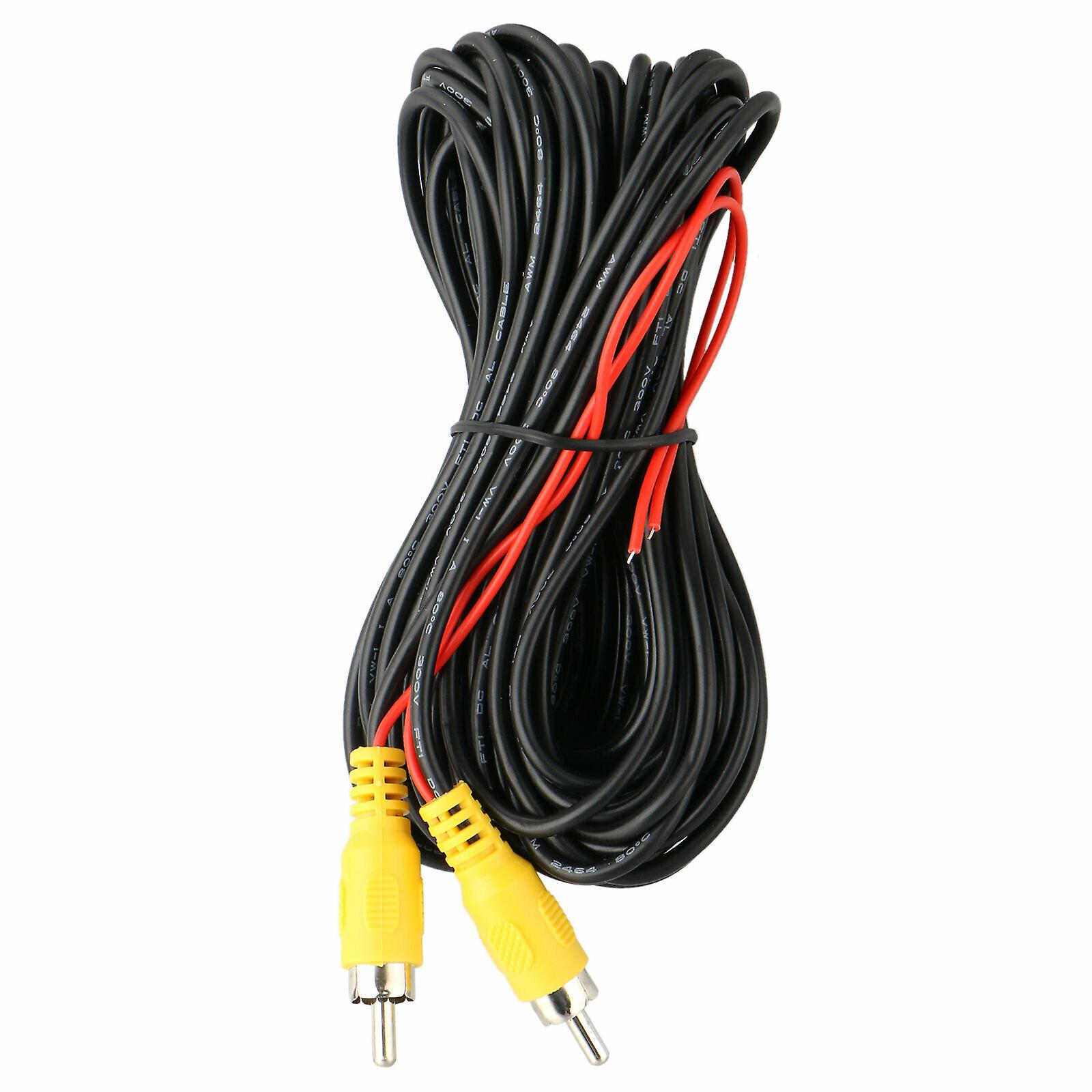 32FT Car Auto RCA Extension Video Cable Rear View Backup Camera ...