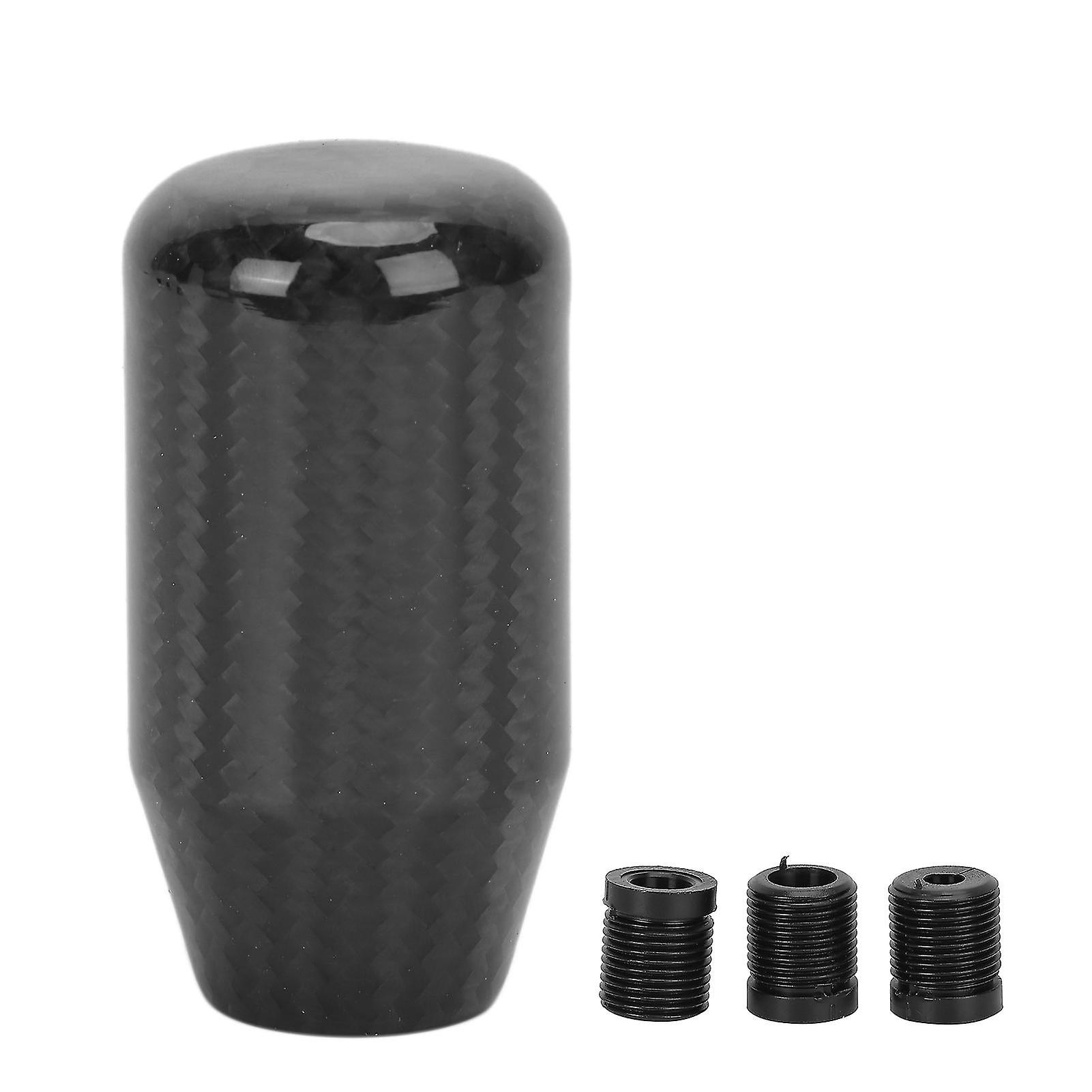 Carbon fiber shift knob gear stick shifter replacement with 3 threaded ...