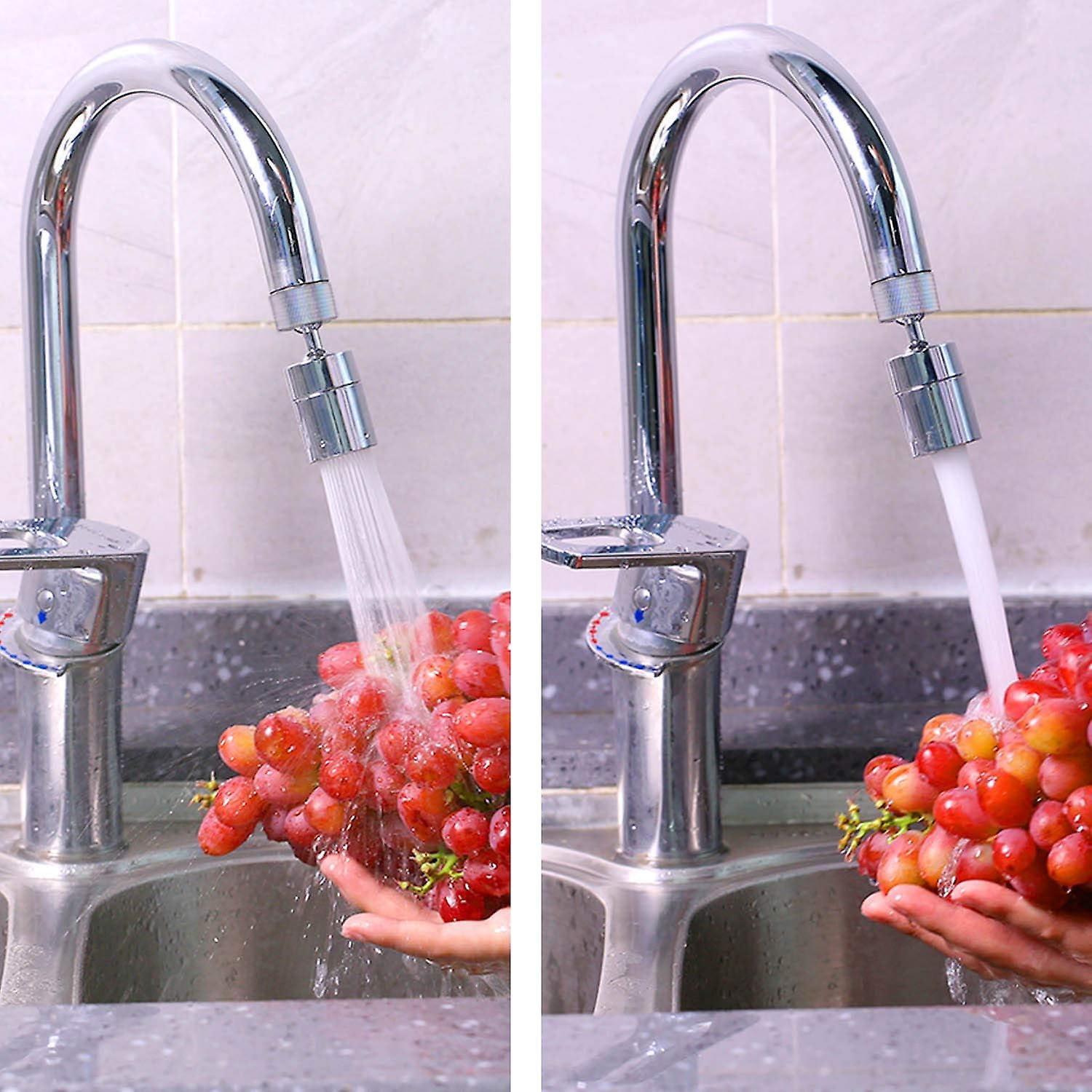 Faucet Aerators with 80 Degree Wide Angle Swivel Faucet Aerator Foamer ...