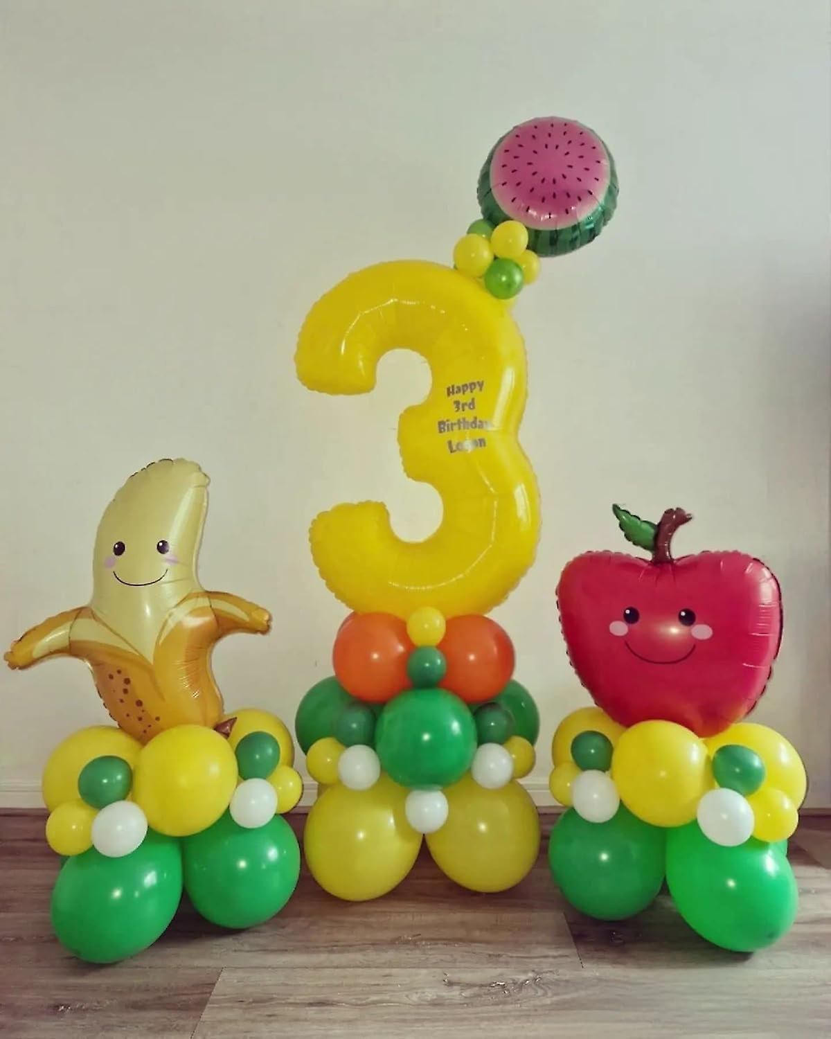 10 Pack Gaint Apples Foil Balloons 18 Inch Cute Helium Mylar Apples ...