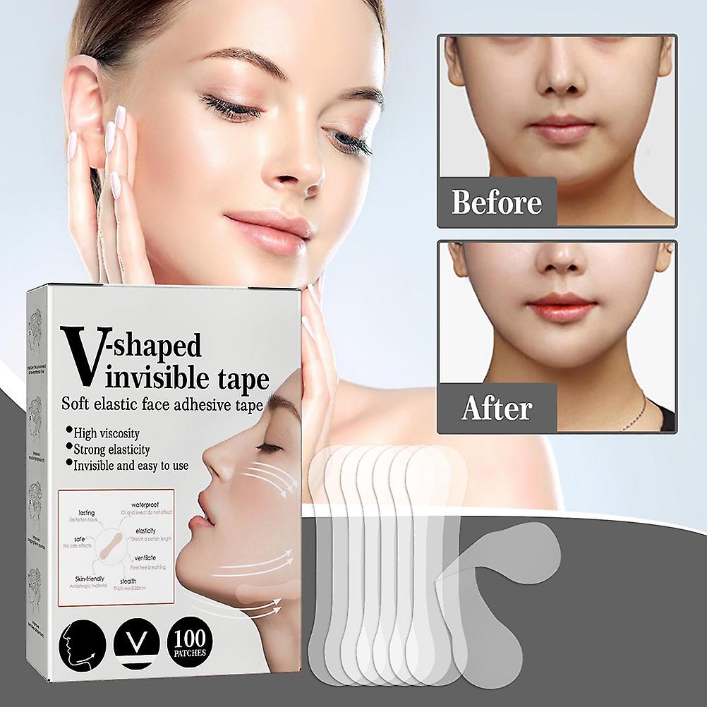 Face Lift Tape Invisible Face Lifting Tape Ultra Thin V Shape Face Tape ...