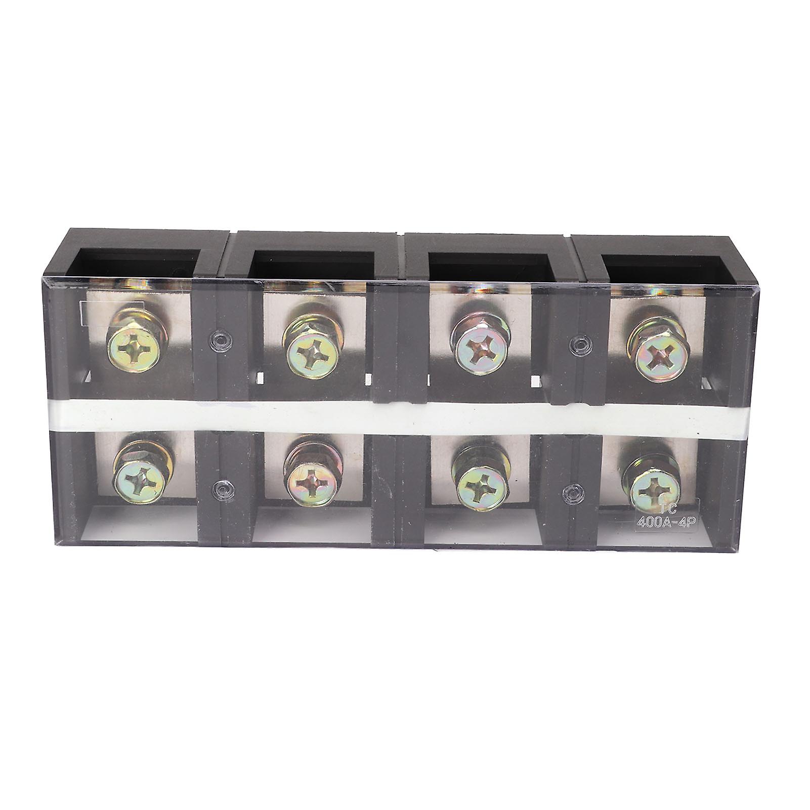 Barrier Terminal Strip Block 400A 600V High Current Dual Row Locking ...