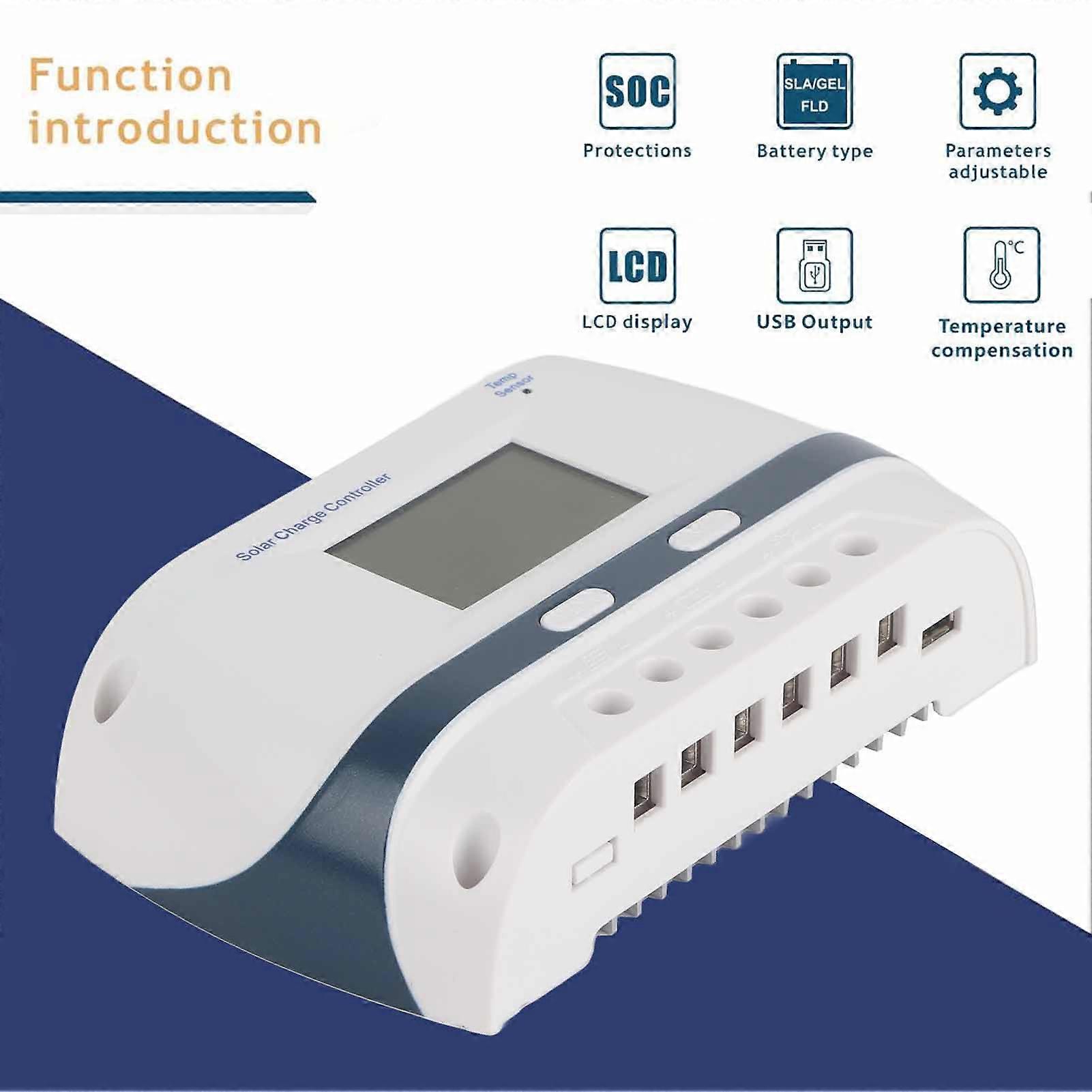 PWM Solar Charge Controller 50A 12V 24V 48V PWM Solar Charge Controller ...