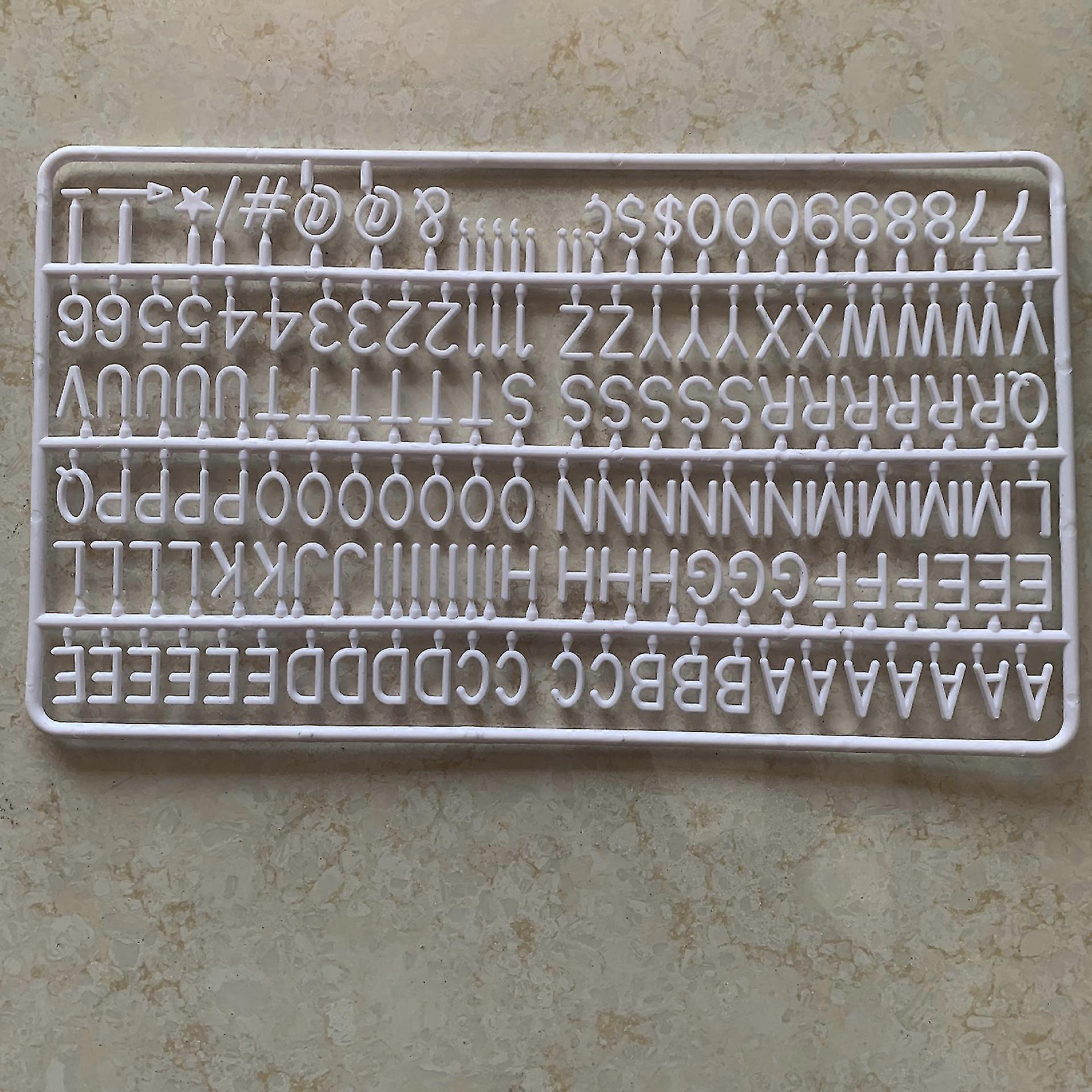 3/4 Inch Letters For Letter Boards,300 Pieces Including Letters ...