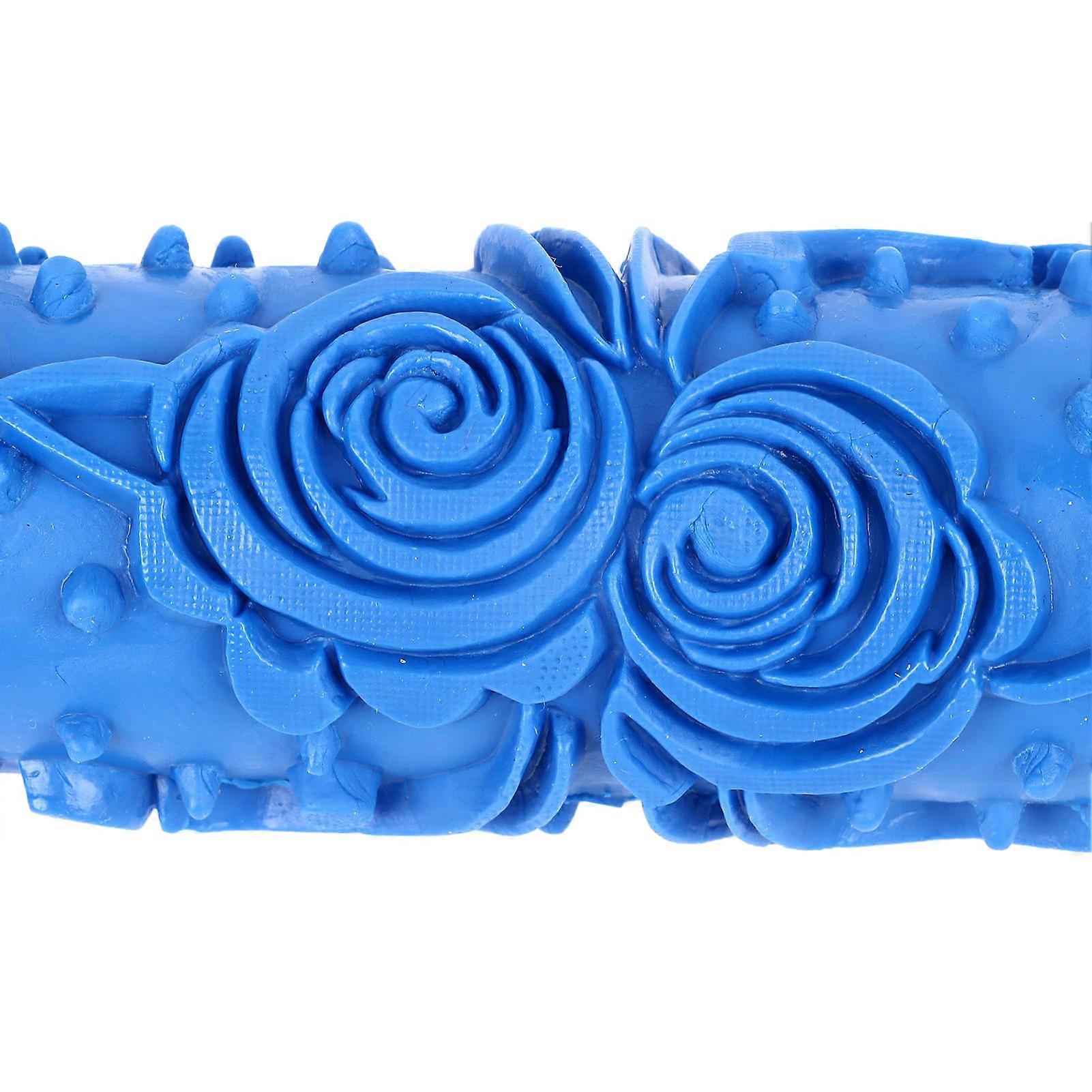 5in Rubber Pattern Paint Roller Beautiful Patterns Reusable Decorative ...