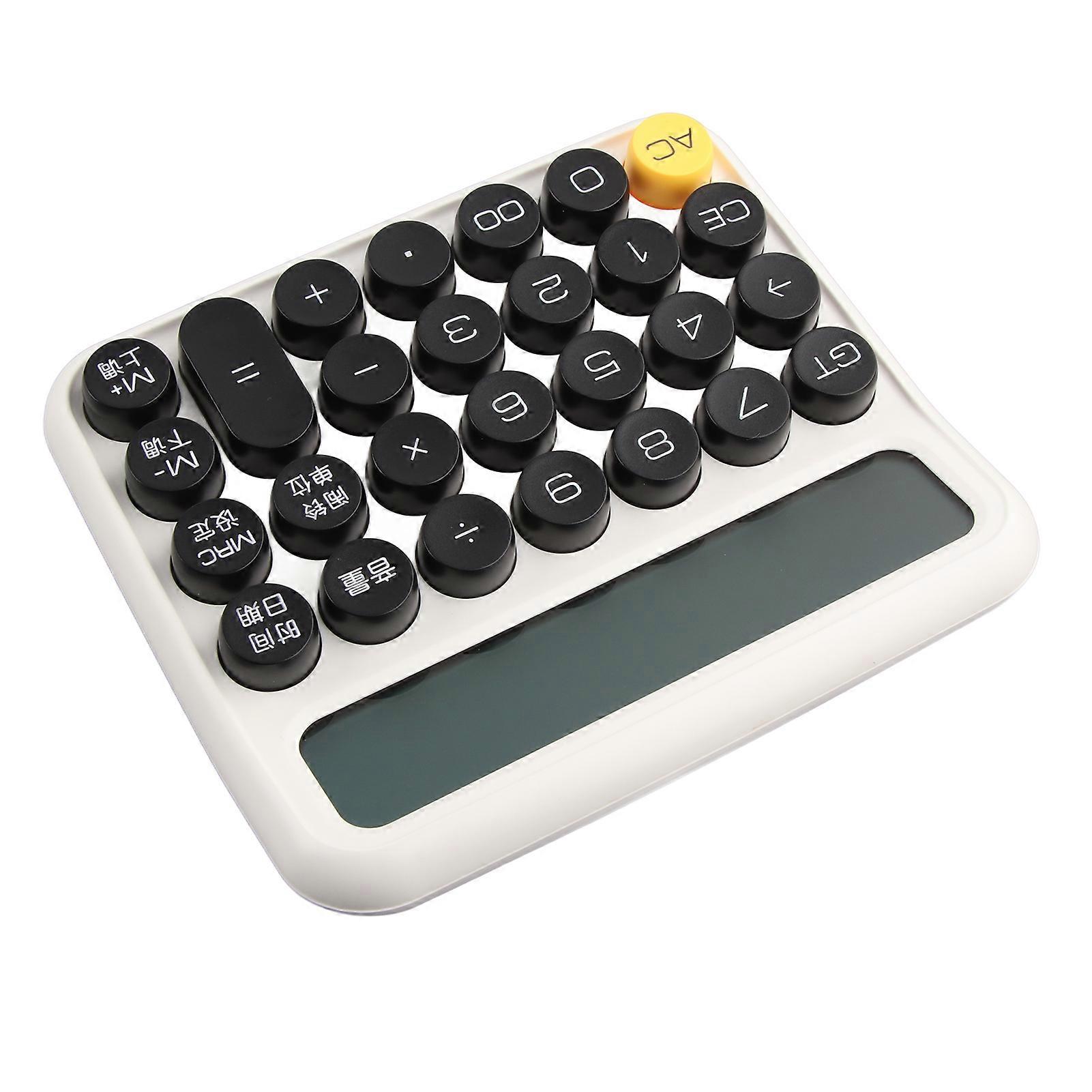 12 Digit Calculator Large LCD Display Big Button Standard Mechanical Switch Calculator for ...