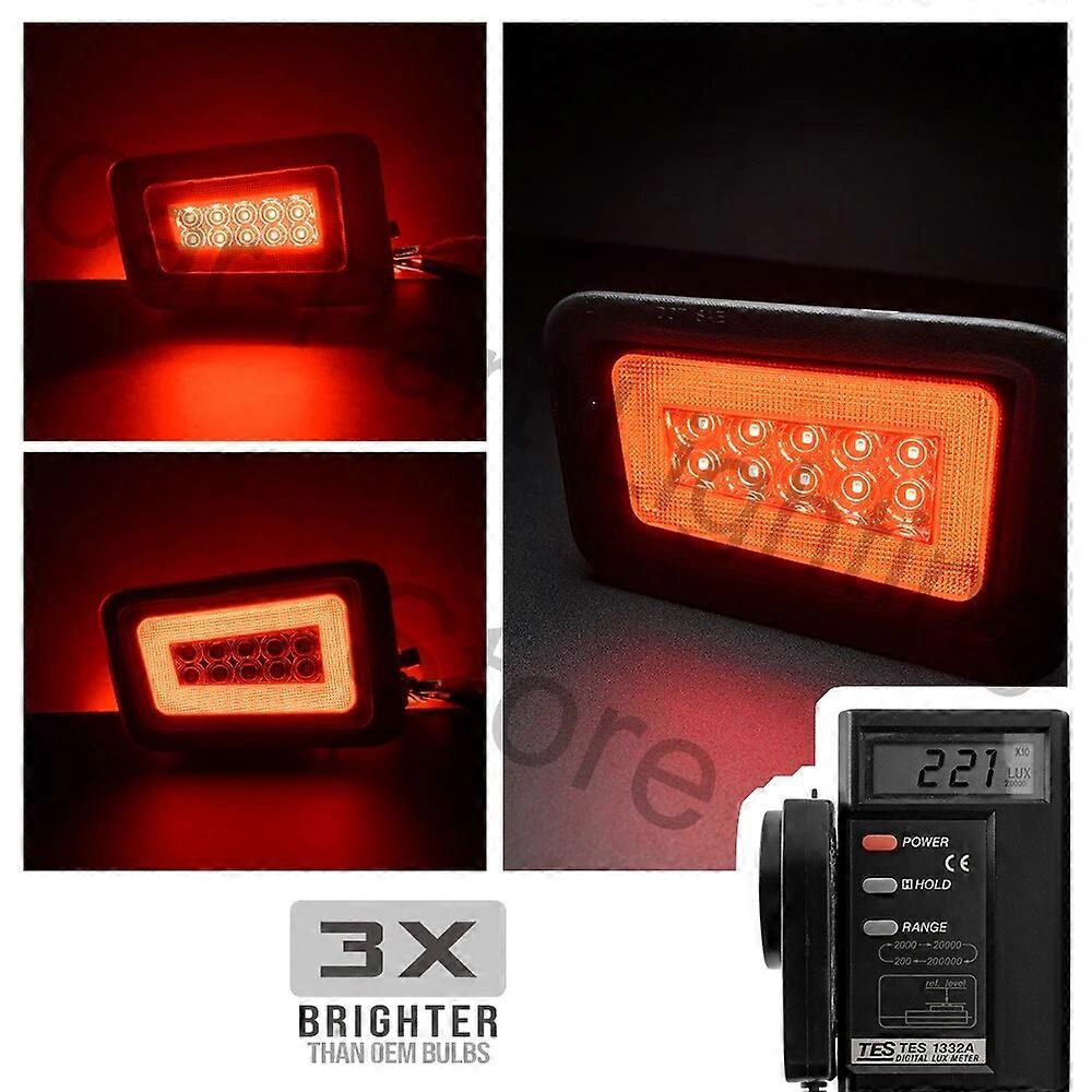 2pcs For 2005-2009 Hummer H2 LED Bumper Reflector Lights Function as ...