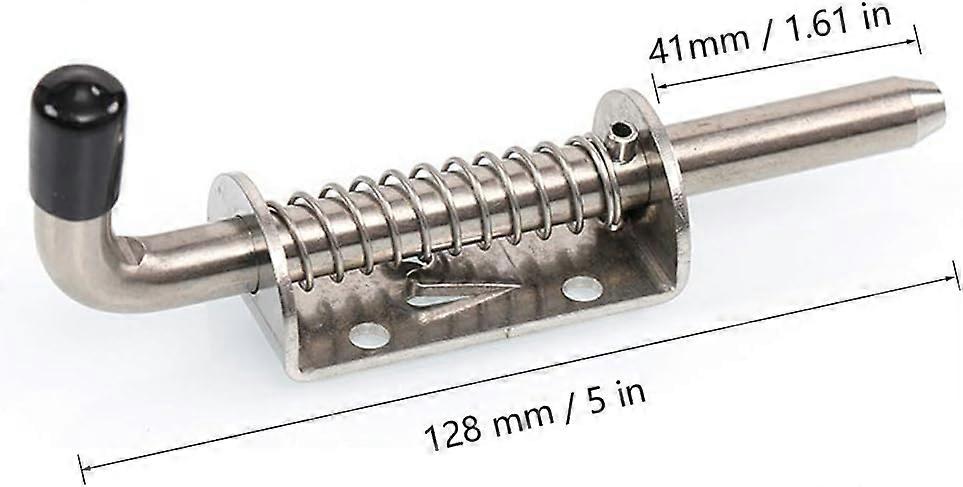 Door Spring Barrel Latch, 2 Pieces Door Spring Barrel Bolt, Heavy Duty ...
