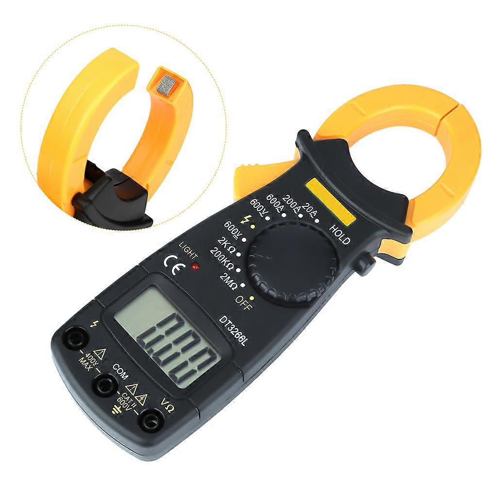 DT3266L Digital LCD Clamp Multimeter Voltmeter Ammeter AC/DC Voltage ...