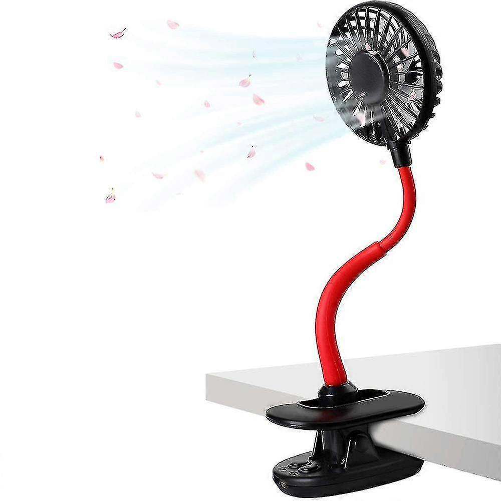 Clip On Fan Usb Fan, Flexible Mini Fan Personal Desk Electric Fans ...