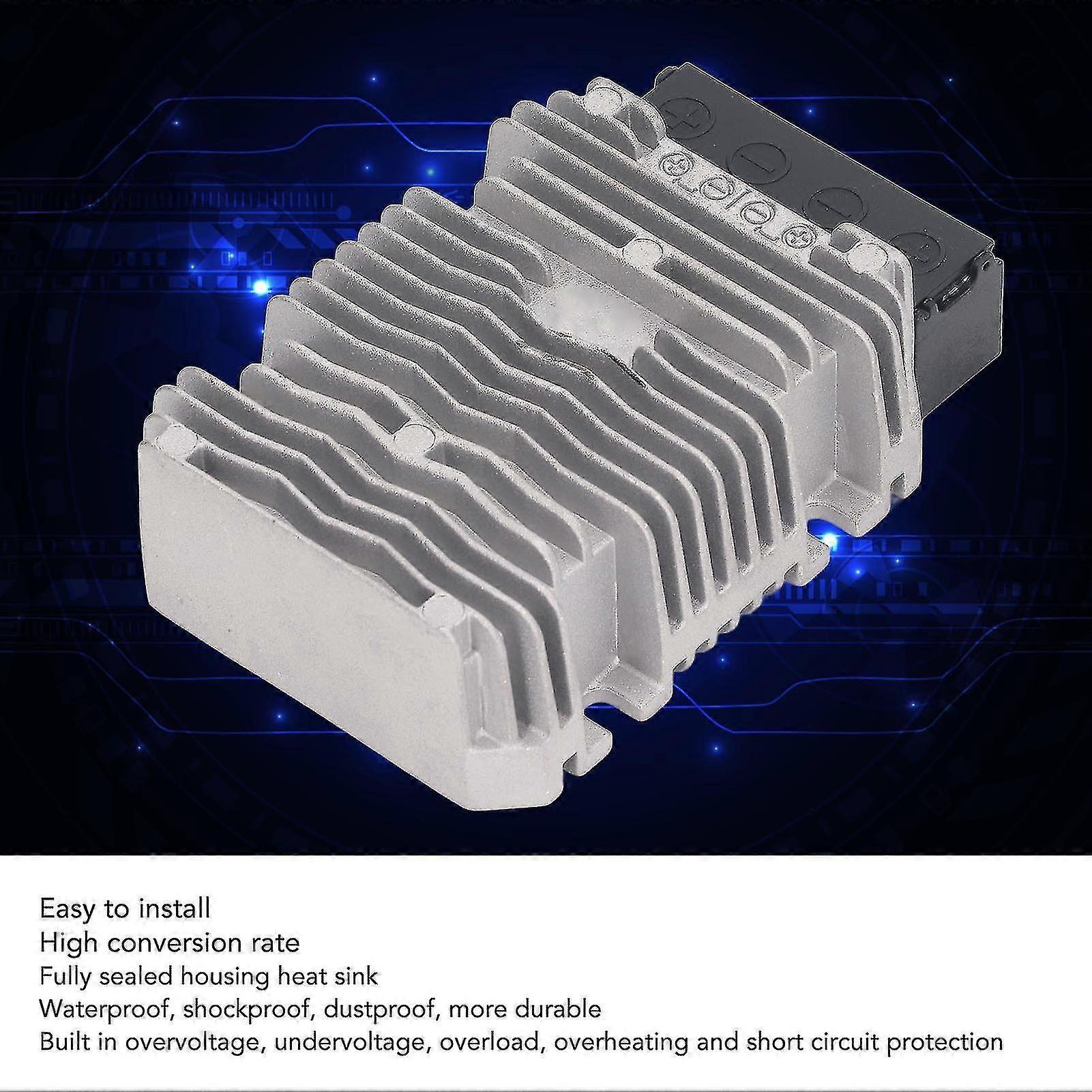 24v To 12v 60a 720w Buck Transformer Ip67 Voltage Reducer Dc To Dc Buck ...