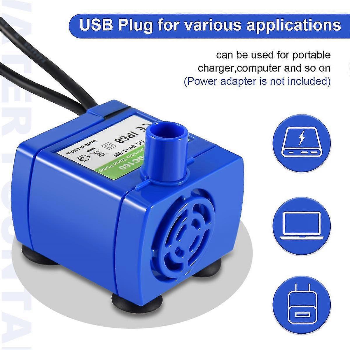 Cat Water Fountain Pump, Pet Water Fountain Pump Replacement Pump ...