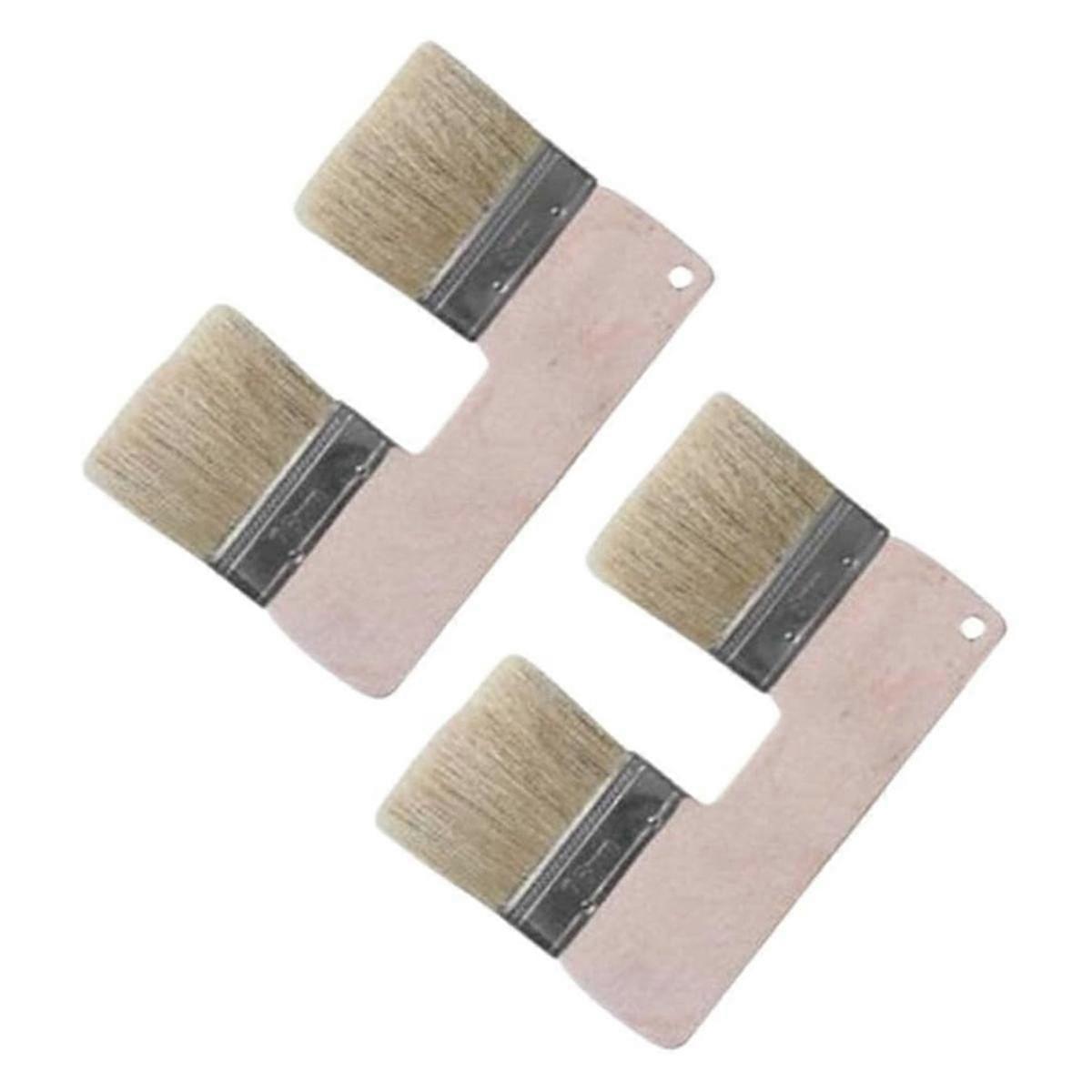 Double Paint Brush,3In DoubleHead Painting Brush,Bristle Art Flat ...