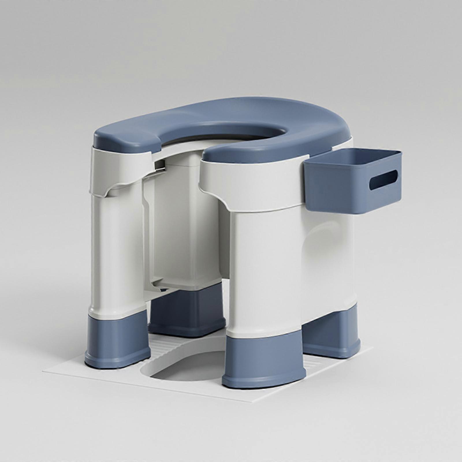 Toilet Stool with Mat Non Slip Compact Squat Potty for Potty Toilet ...