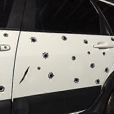 Fake Bullet Holes Stickers Funny Realistic Auto Decal Bumper Sticker ...