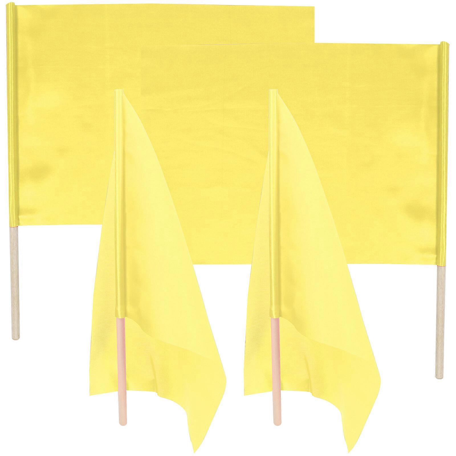 4pcs Referee Flag Command Flags Race Conducting Flags Hand Flags Match ...