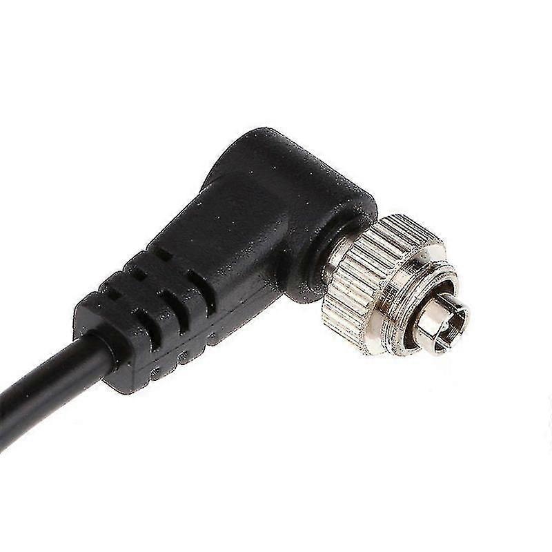 3.5mm To Male Pc Flash Sync Cable Screw Lock For Trigger Studio Light ...