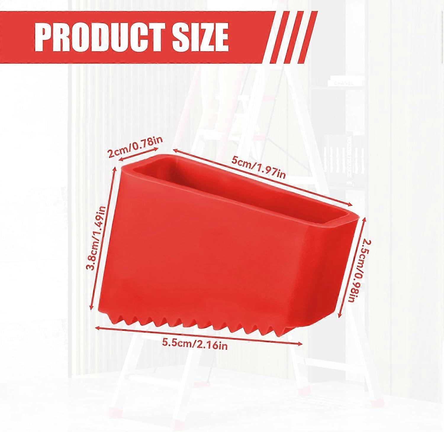 4pcs Rubber Feet for Ladders - 50 x 20mm - Replacement Ladder Feet ...