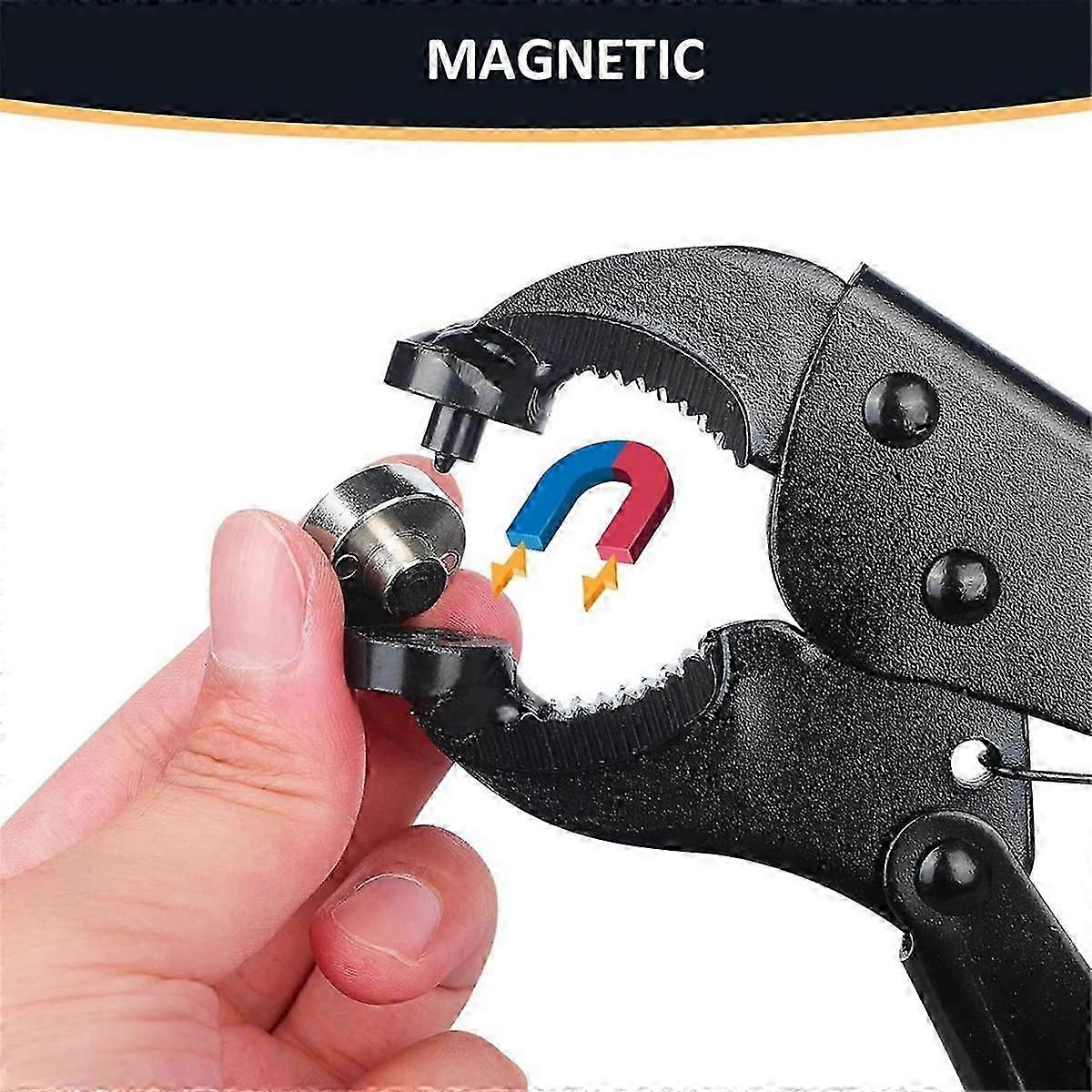 Heavy Duty Snap Fastener Tool Set, Canvas Cover Button Tool Setter ...