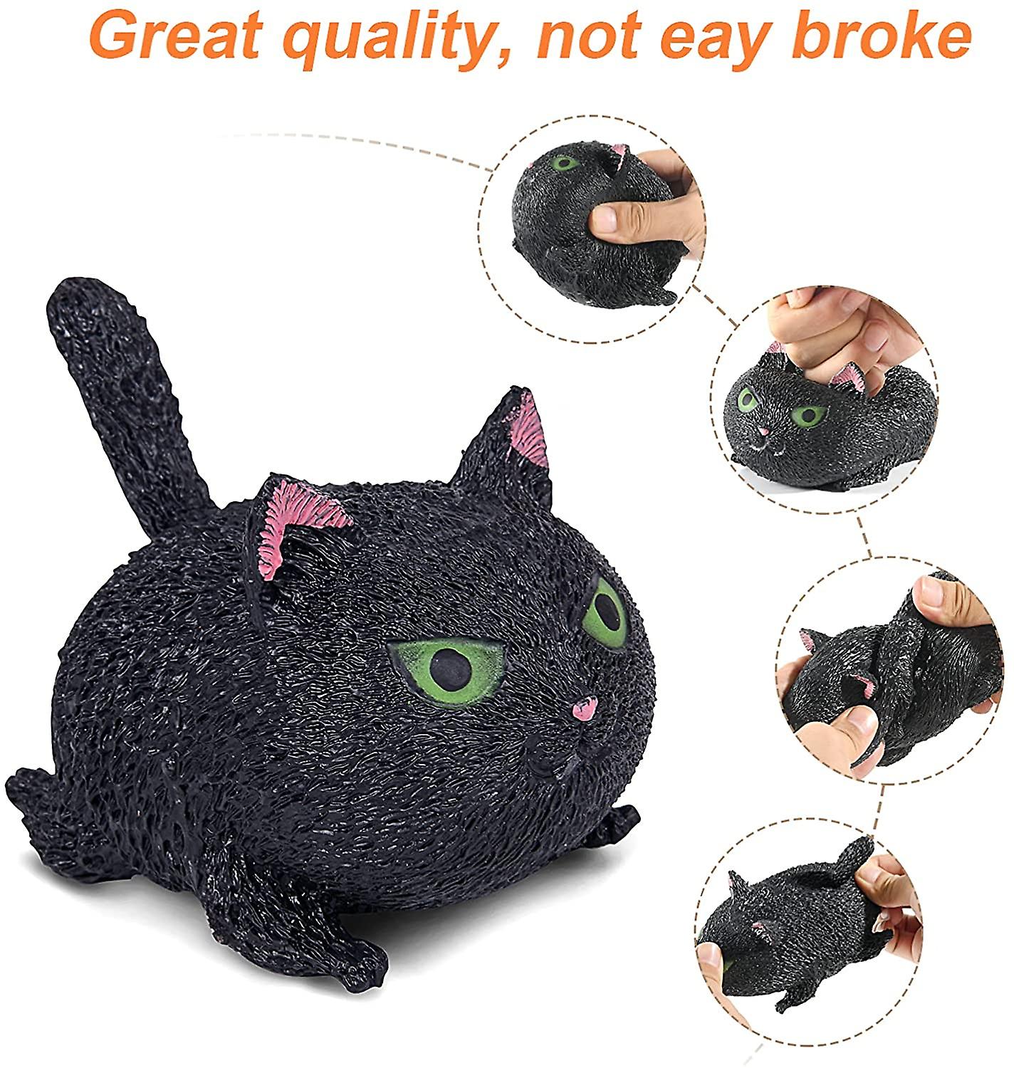 Fong Cat Squishy Angry Cat Stress Relief Toys,pinch, Squeeze,relieve ...