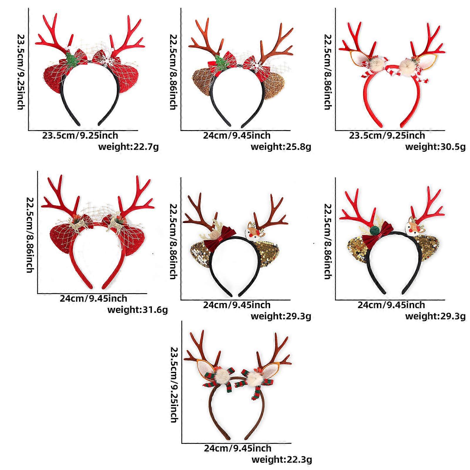 Elastic Christmas Headbands New Year Children Hair Hoop Creative ...