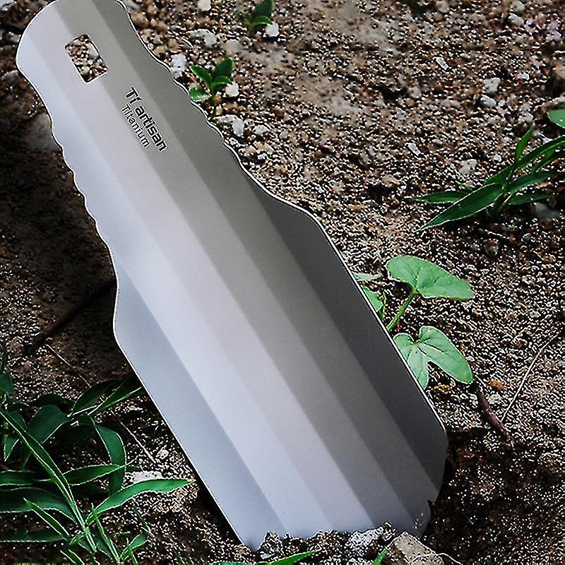 Pure Titanium Ultralight Backpacking Potty Trowel Outdoor Compact Poop ...