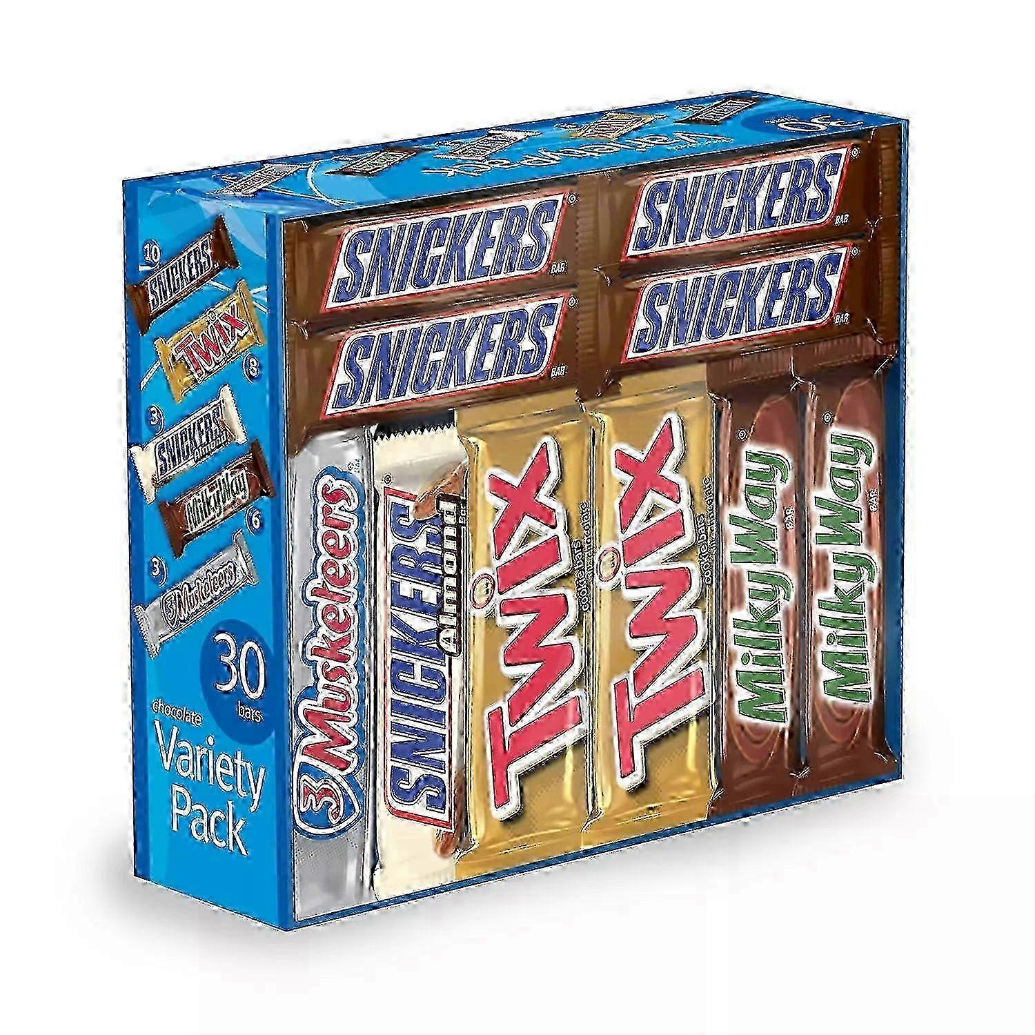 Snickers Twix And More Assorted Chocolate Candy Bar Pack Bulk 30 Ea Snickers Twix And More Assorted Chocolate Candy Bar Pack Bulk 30 Ea