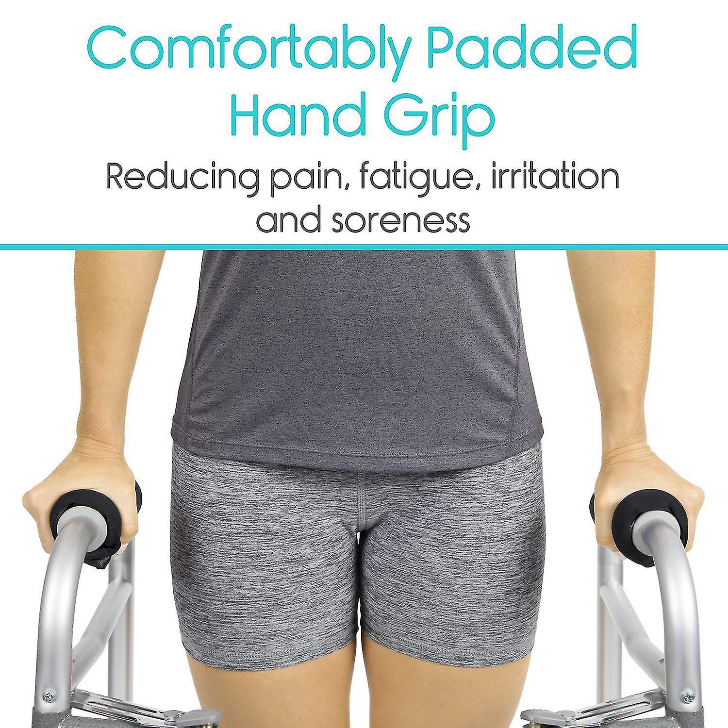Walker Padded Hand Grip Covers, Mobility Aid Hand Pad, Walker Handle ...