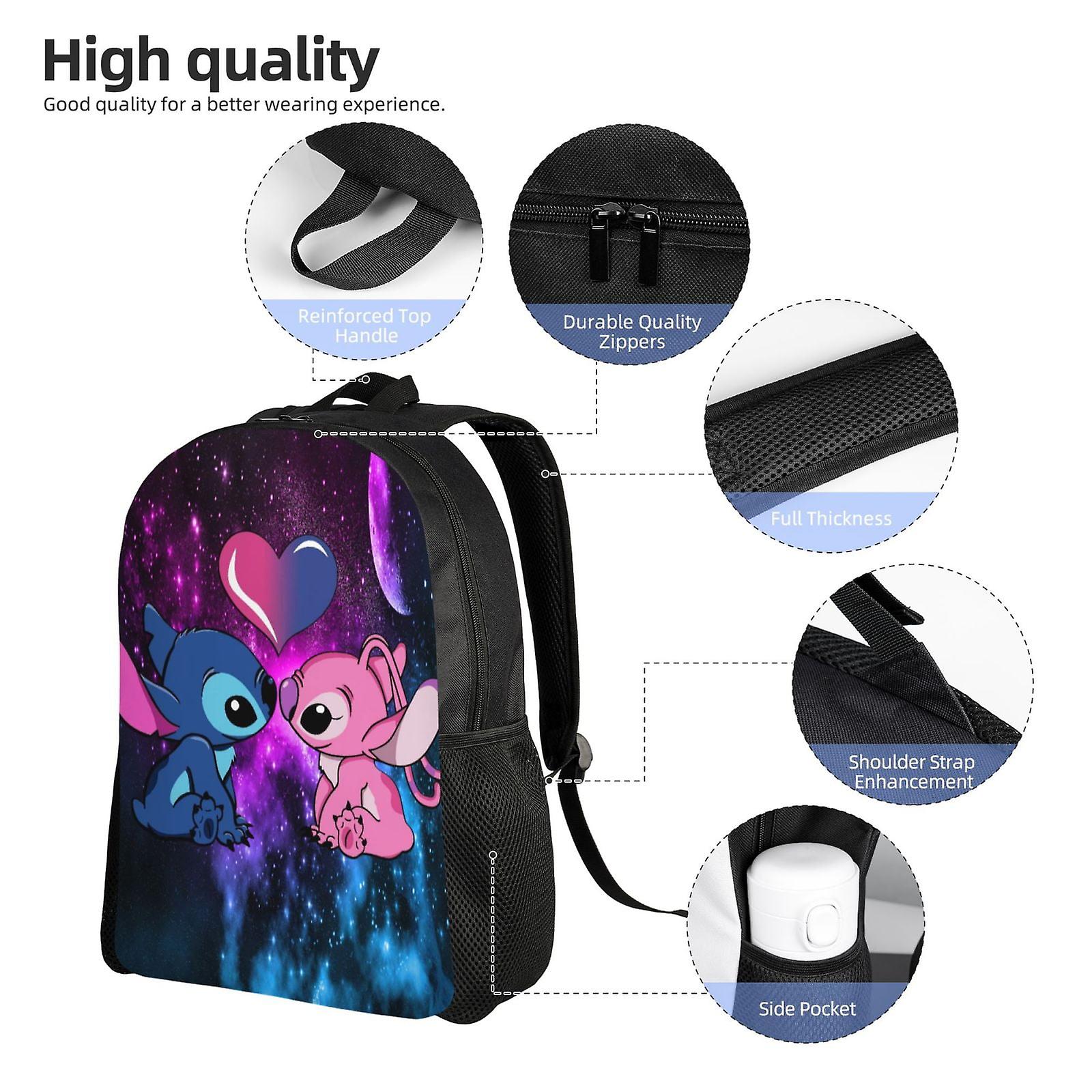 Kids Stitch Backpack 3D Print Cartoon Anime Backpacks Teenagers ...