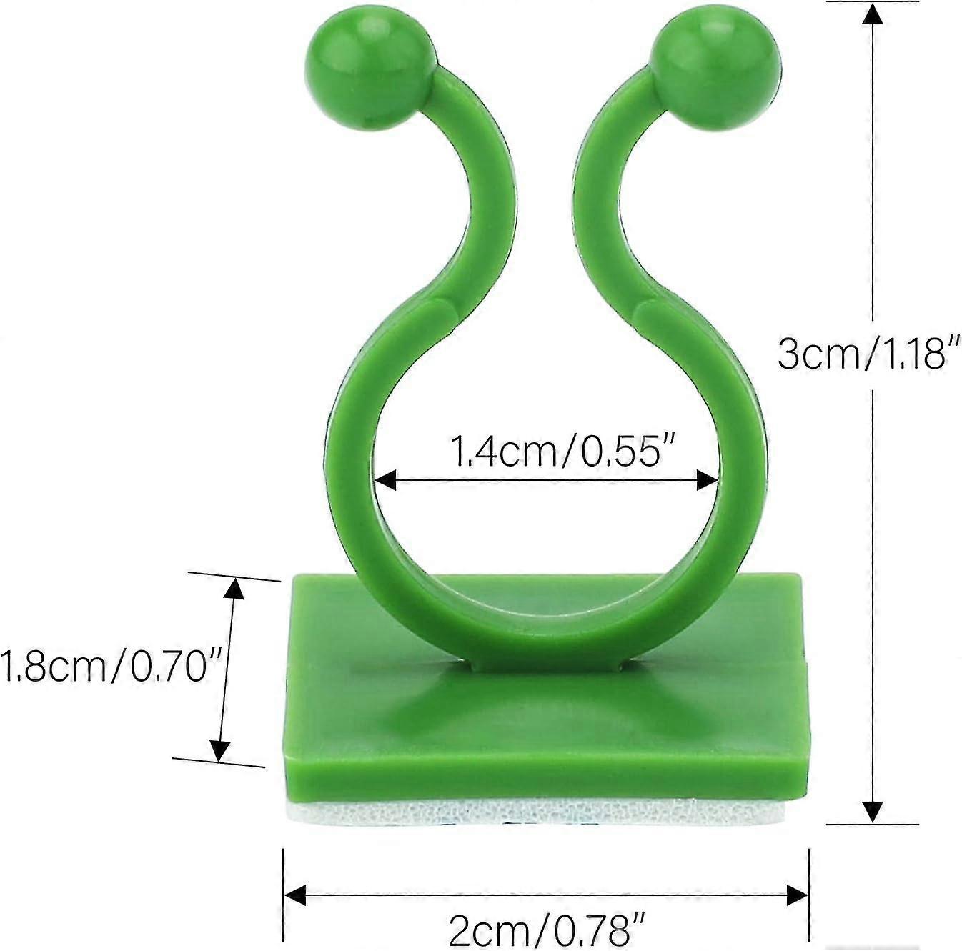 100pcs Climbing Plant Support Clip, Self Adhesive Plant Clip, Vine Wall ...