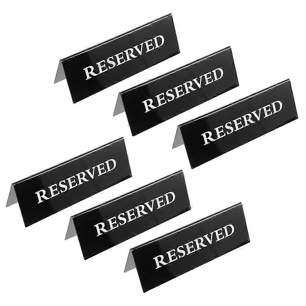 6pcs Reserved Signs Reserved Seating Signs Wedding Party Restaurant ...