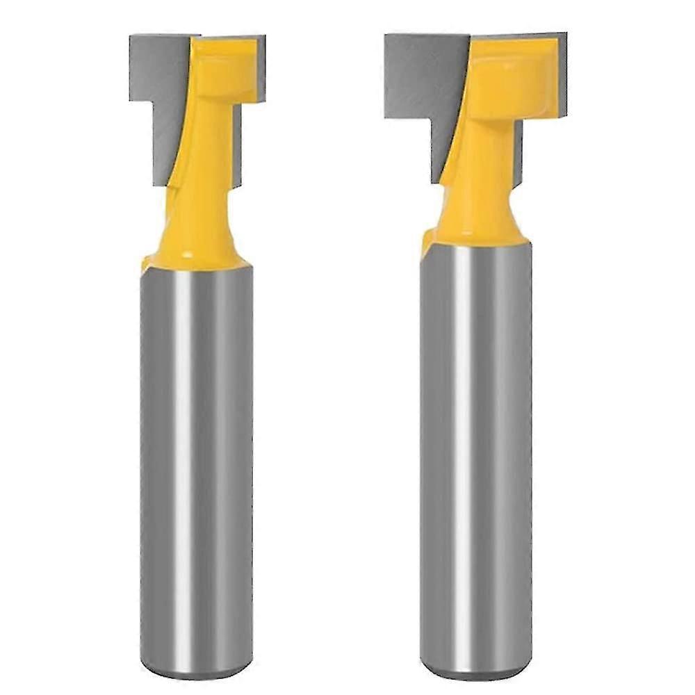 2PCS 8mm Shank T-Slot Milling Cutter Set Wood Cutting T-Slot Milling ...