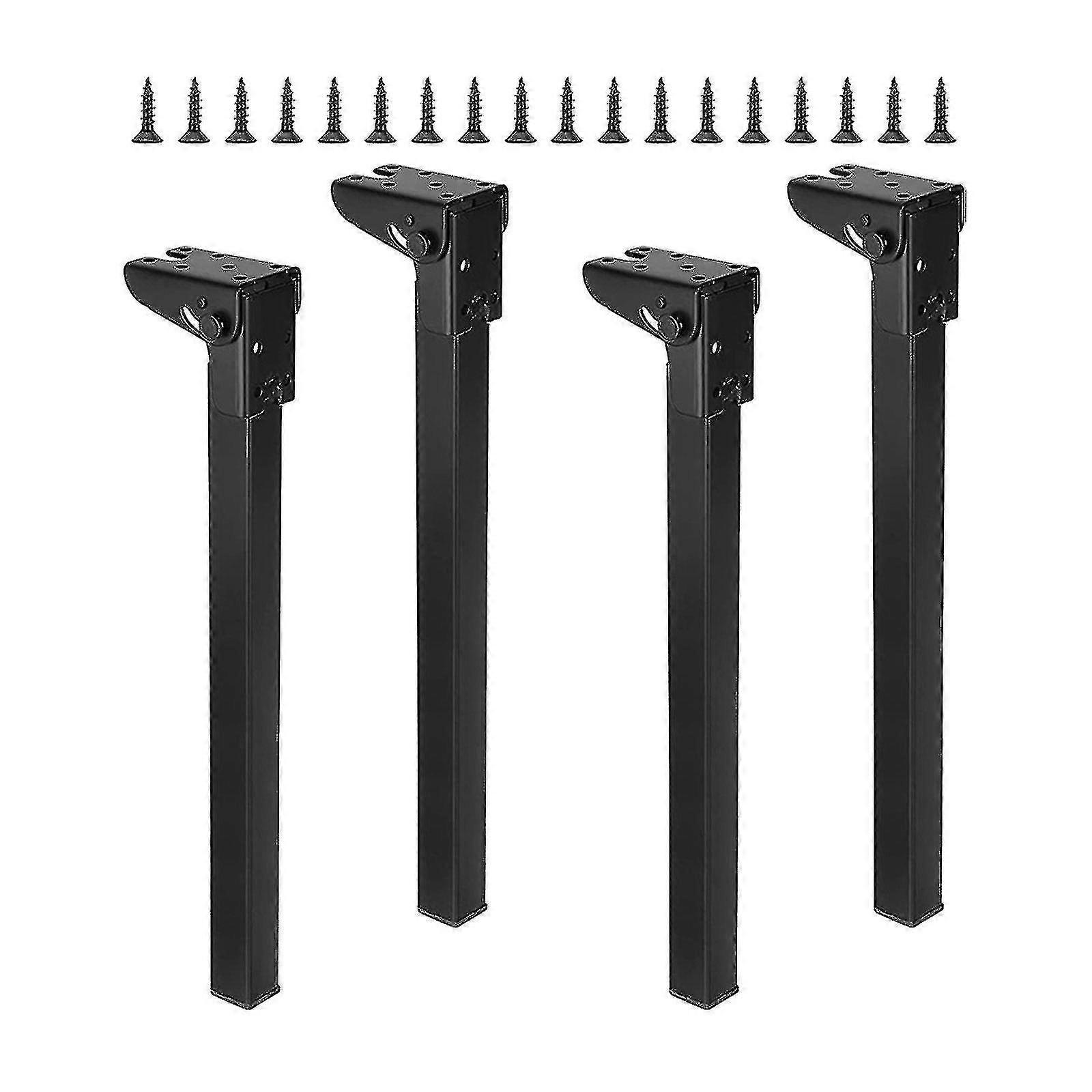 4 Pieces Foldable Table Leg Collapsible Table Legs Multipurpose ...