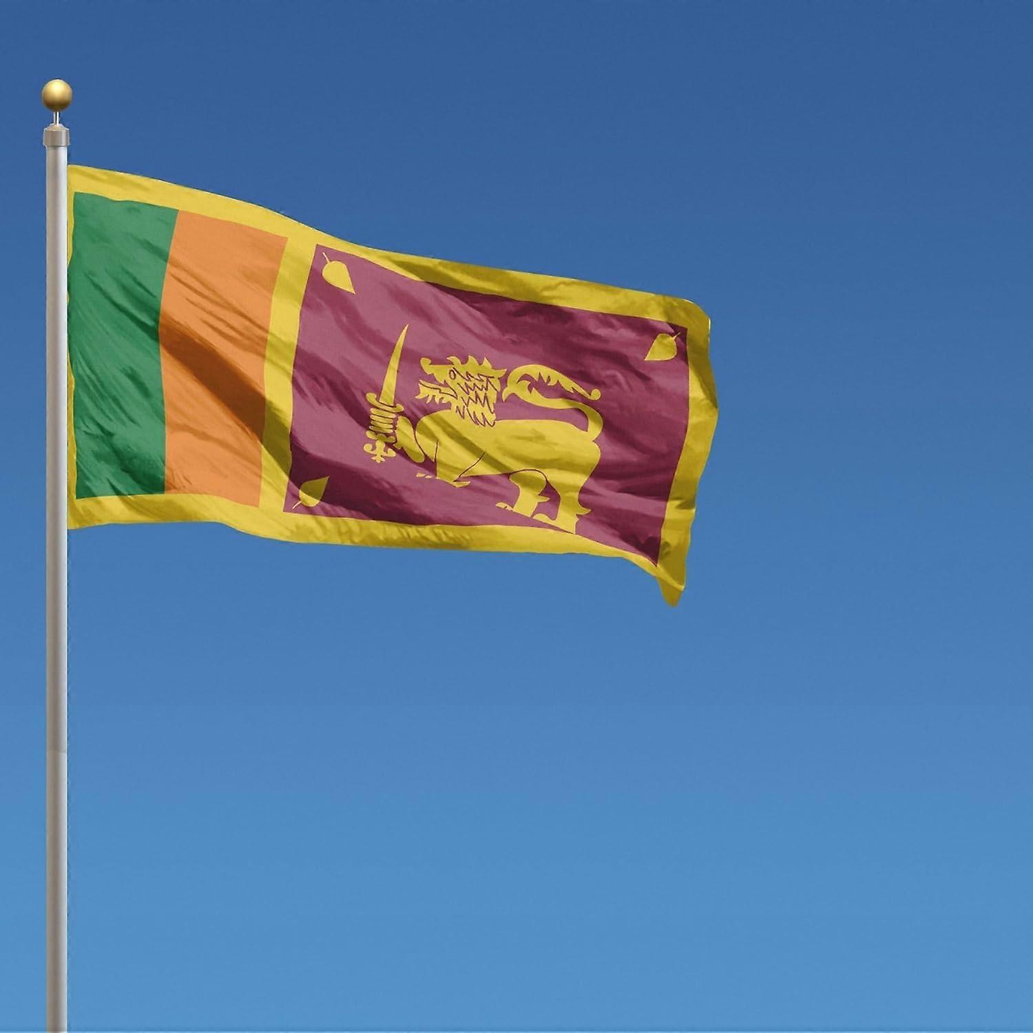 Sri Lanka Flag,Eyelet in Every Corner, Sri Lankan flag, Sinha Flag ...