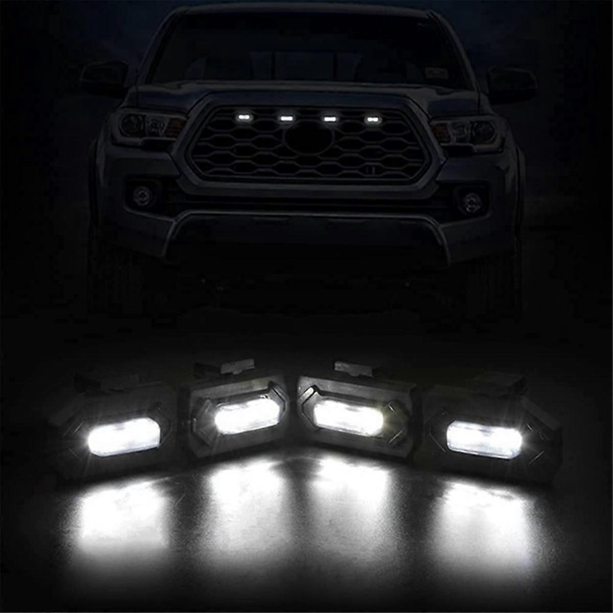 8 PCS LED Front Grill Lights for Off Road Sport 2020 2021 External ...